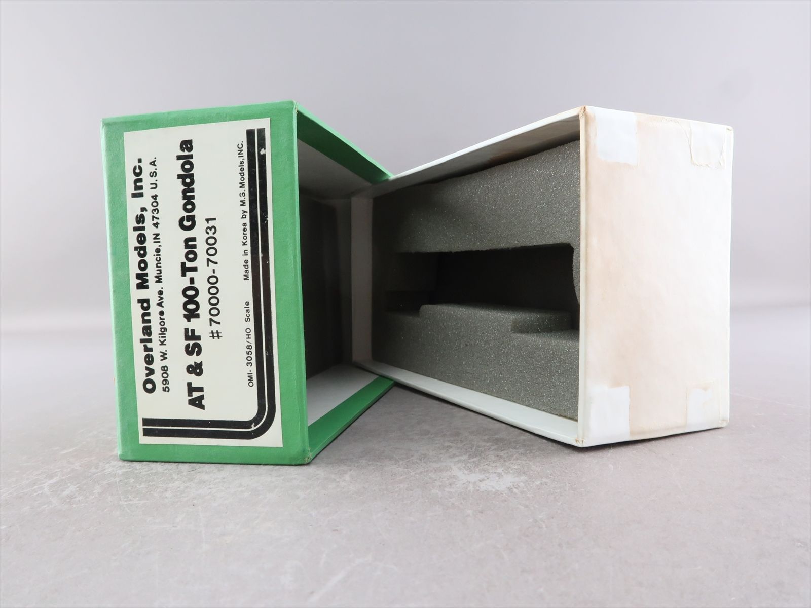 HO Brass Model - OMI 3058 AT&SF Santa Fe 100 Ton Gondola - Unpainted - 1986 Run - M.S. Models