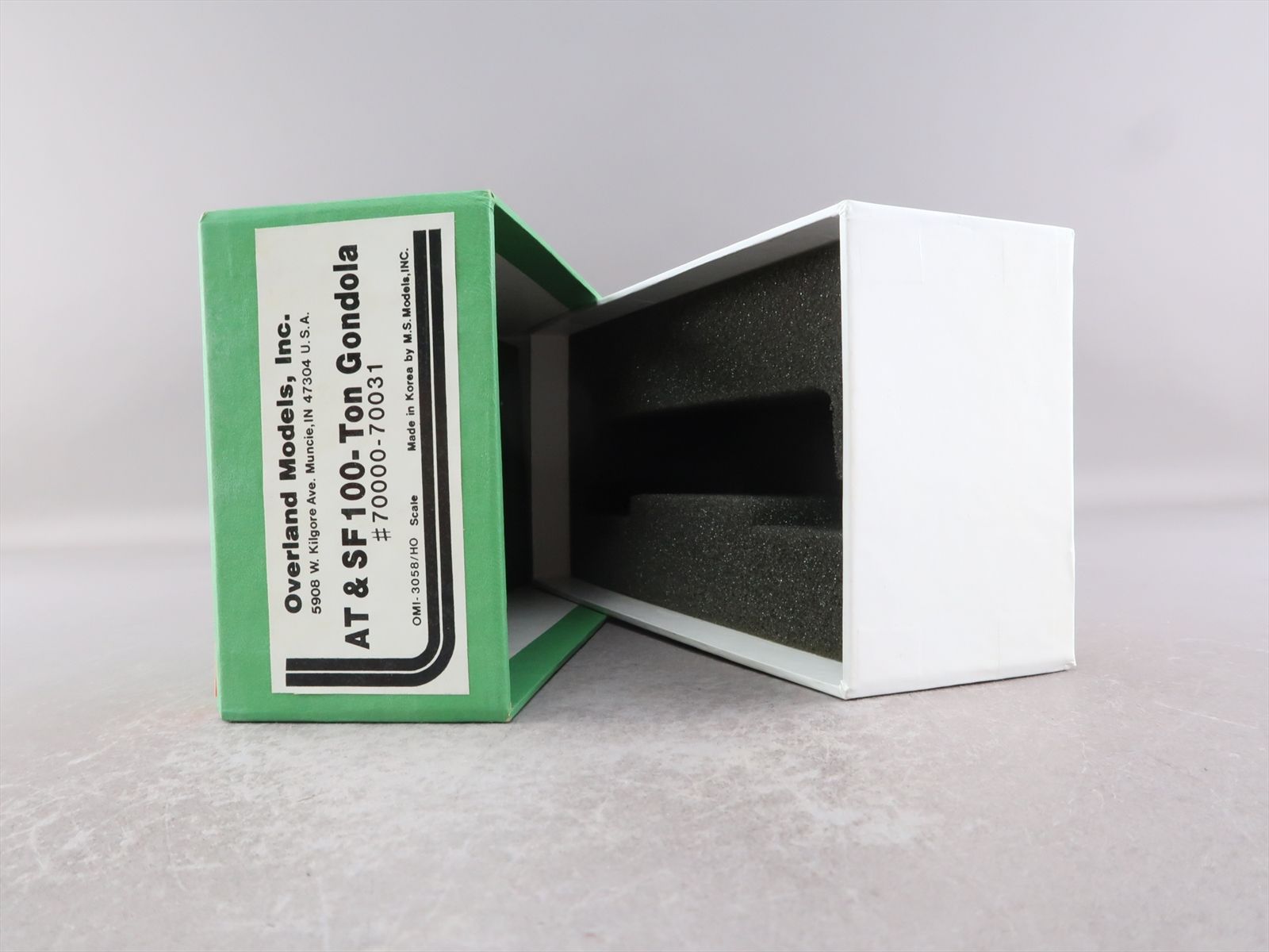 HO Brass Model - OMI 3058 AT&SF Santa Fe 100 Ton Gondola - Unpainted - 1986 Run - M.S. Models