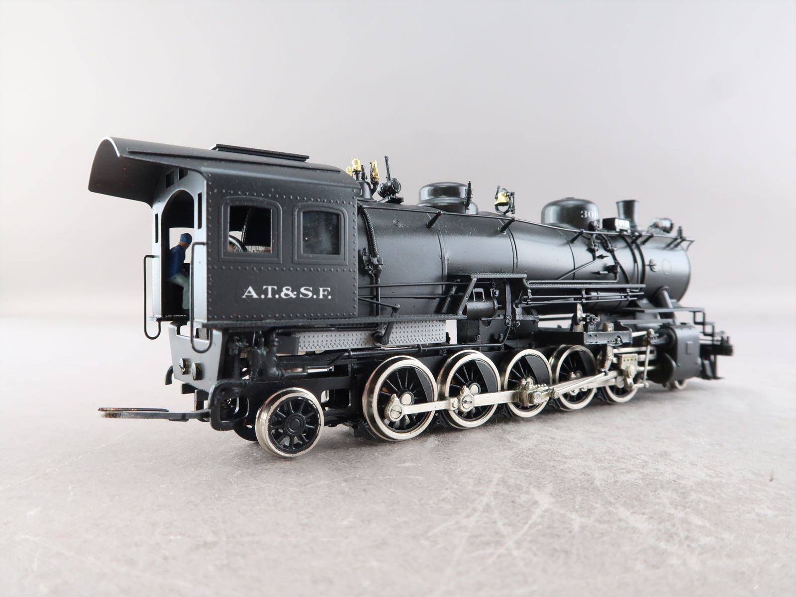 HO Brass Model - WMC AT&SF Santa Fe 2-10-2 #3010 - Custom - 1979 Run ...