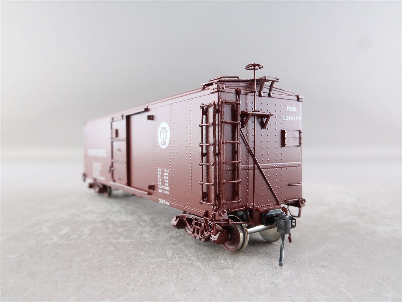 HO Brass Model - OMI 3016 PRR Pennsylvania X-28a Boxcar Box Car #120017 ...