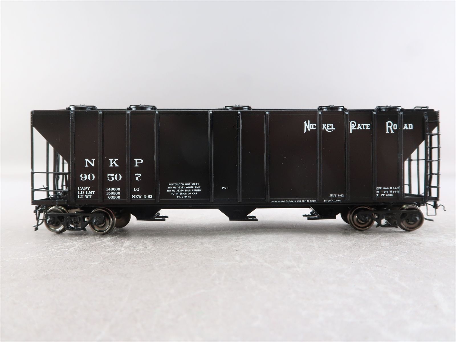 HO Brass Model - OMI 3299.9 NKP Nickel Plate PS-2CD 4000 Cu. Ft. Hopper ...