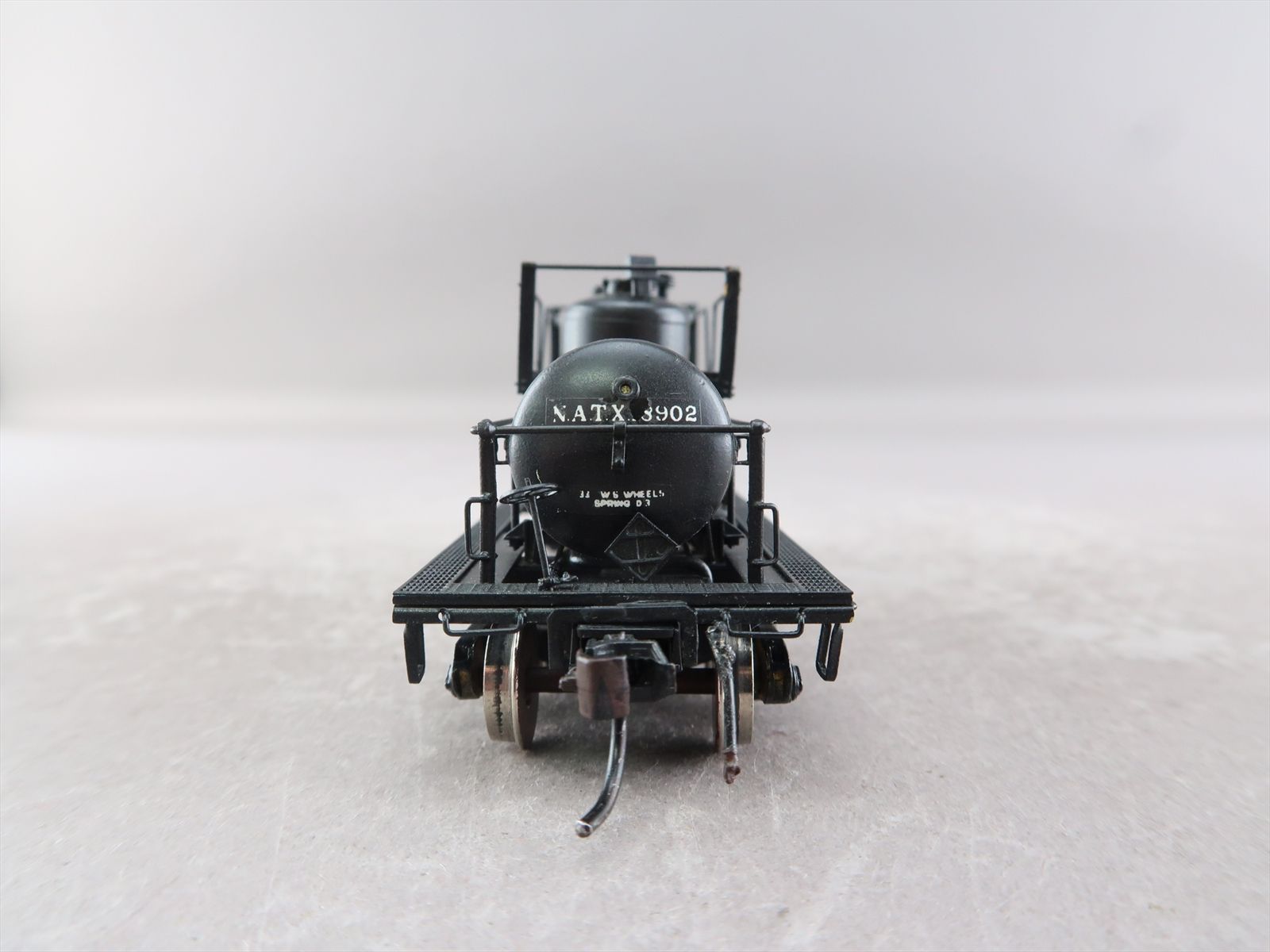 HO Brass Model - OMI 3123 N/A NATX Two Dome Tank Car 4000 Gallon #18902 - Custom - 1989 Run - M ...