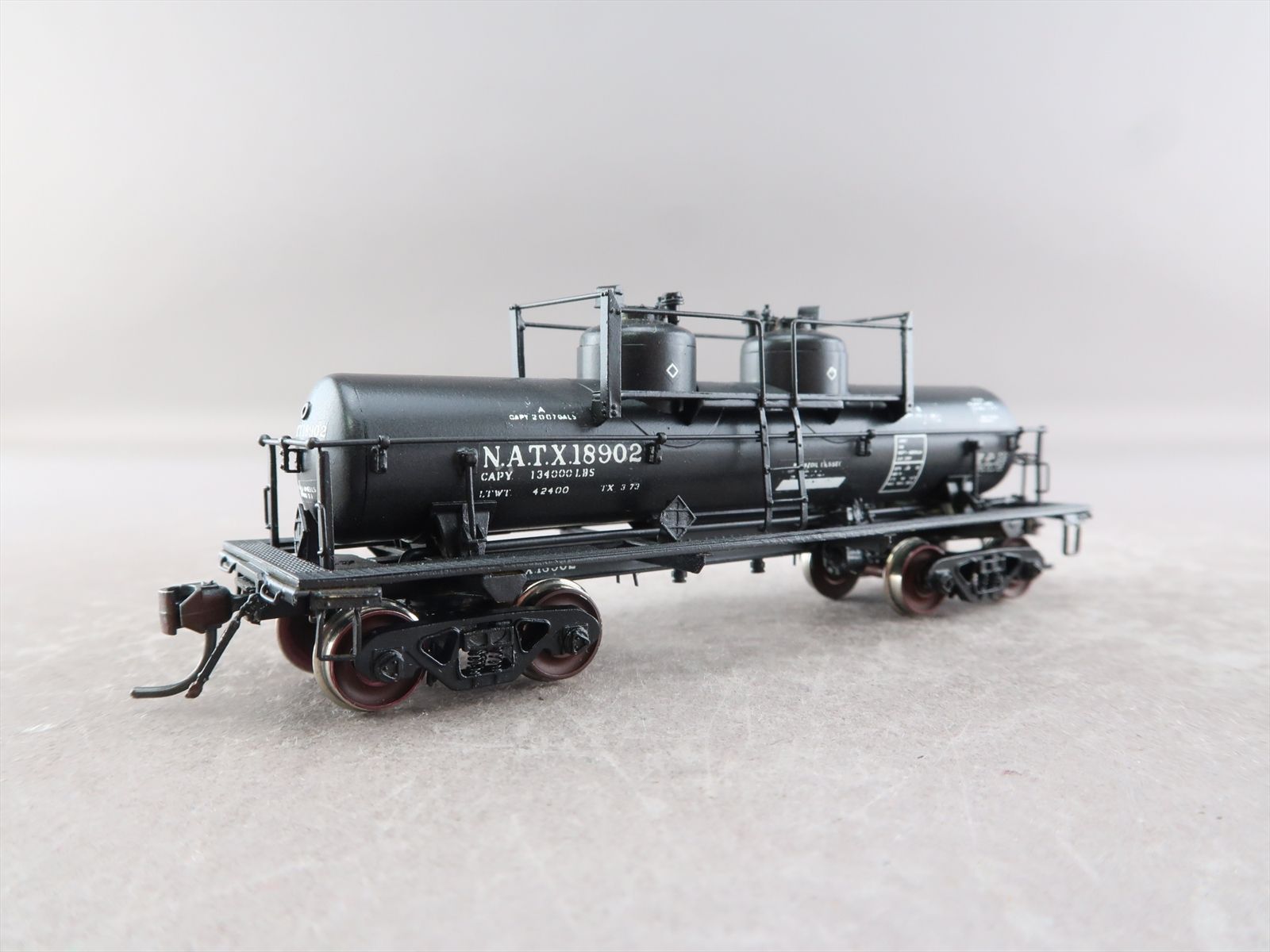 HO Brass Model - OMI 3123 N/A NATX Two Dome Tank Car 4000 Gallon #18902 ...