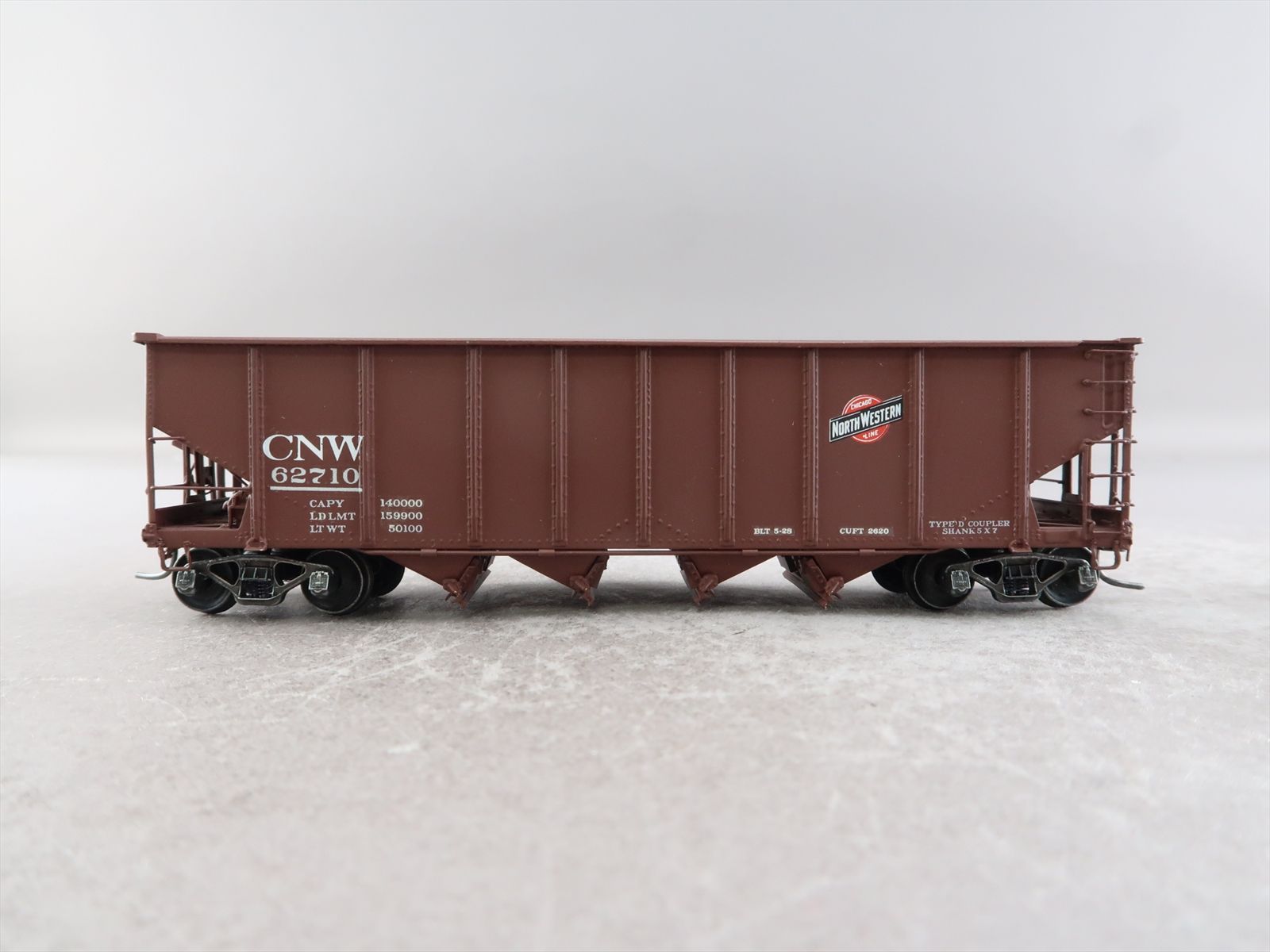 HO Brass Model - OMI 3239 C&NW Chicago & Northwestern Quad Hopper As ...