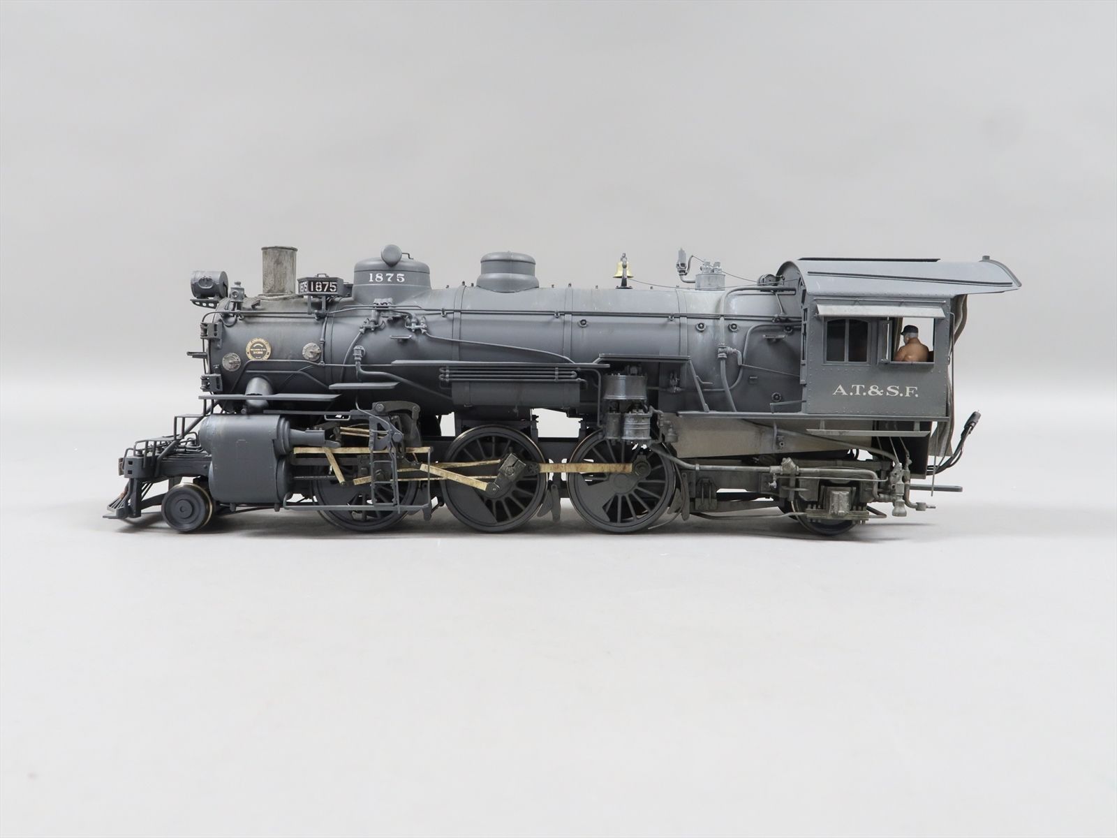 O Brass Model - PRB Pecos River 4007 AT&SF Santa Fe 2-6-2 #1875 - DCC ...