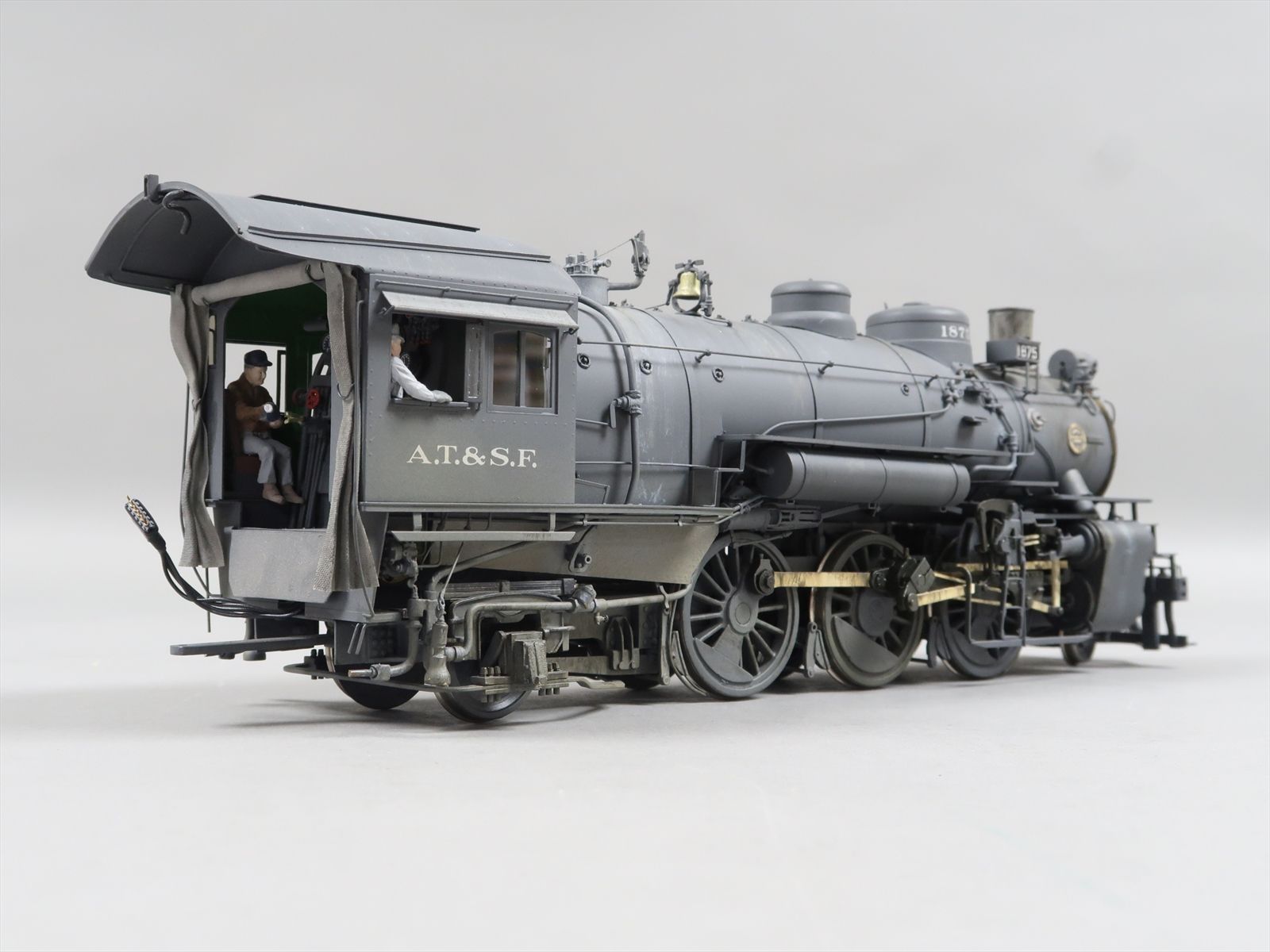 O Brass Model - PRB Pecos River 4007 AT&SF Santa Fe 2-6-2 #1875 - DCC ...