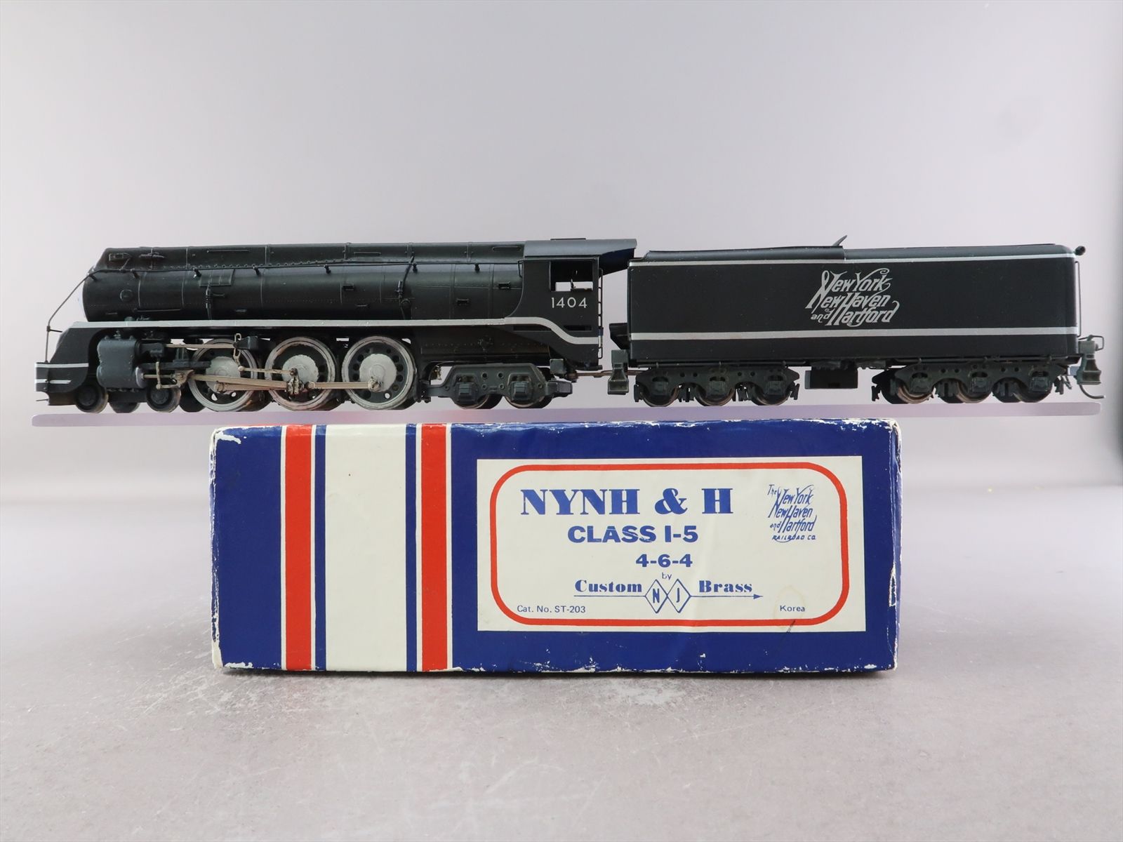 HO Brass Model - NJCB ST-203 NH New Haven I-5 4-6-4 #1404 - Custom ...