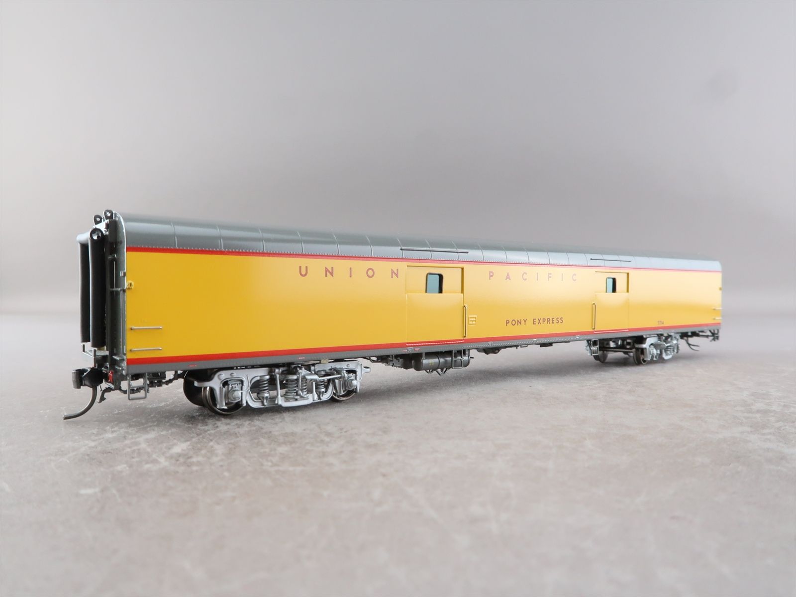 HO Brass Model - OMI 3440.1 UP Union Pacific Pony Express Baggage Car ...