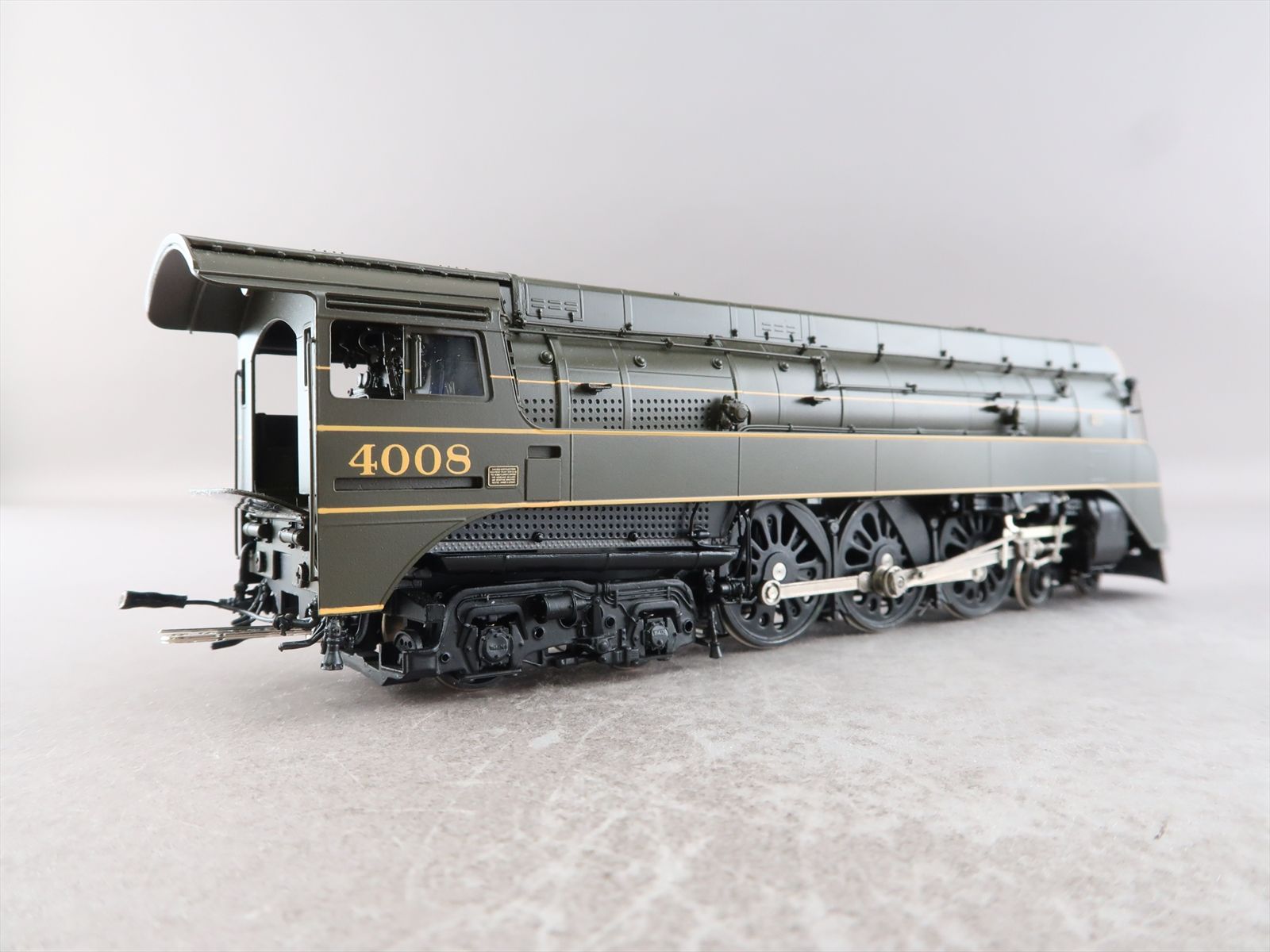 HO Brass Model - CIL 2270.1 C&NW Chicago & Northwestern Coal Streamlined 4-6-4 E-4 #4008 - F/P ...
