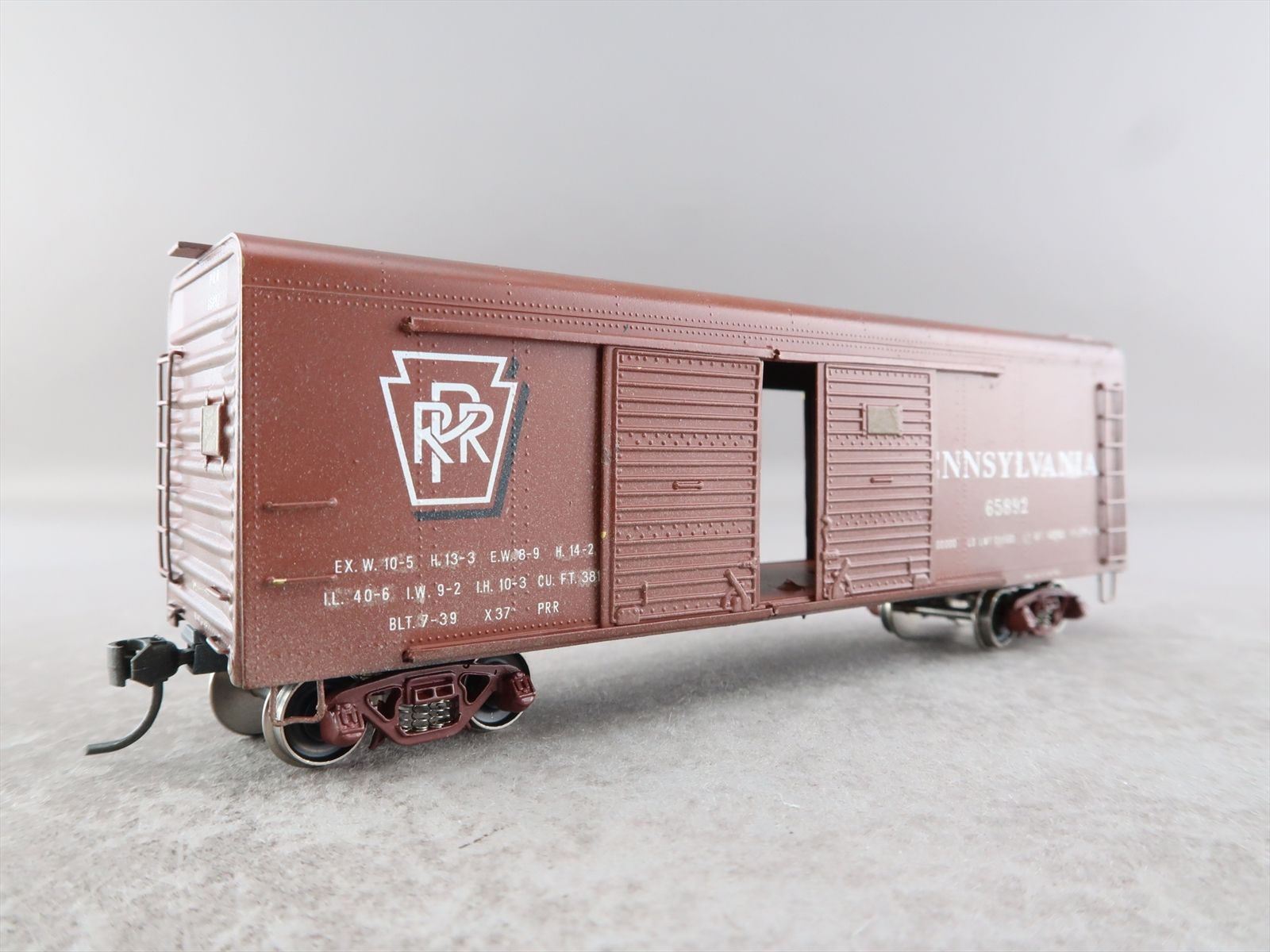HO Brass Model - NPP PRR Pennsylvania 40' Boxcar Box Car 4 Doors X-31B ...