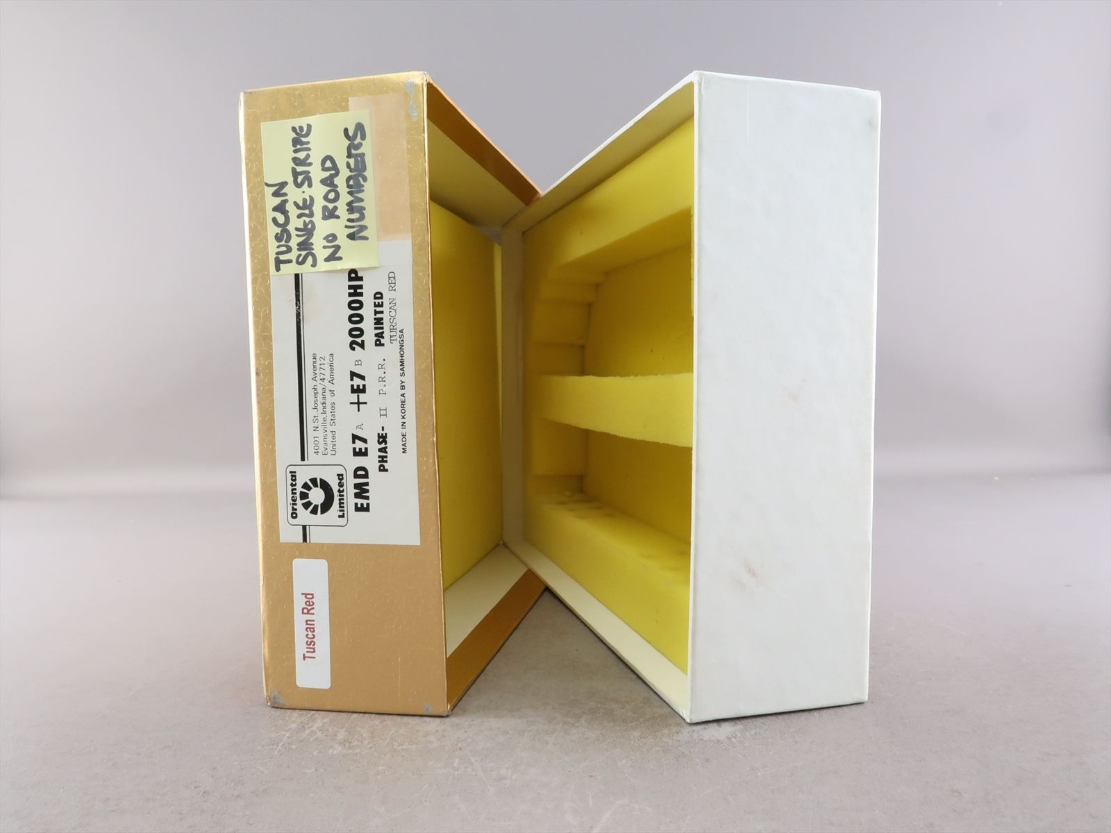 HO Brass Model - Oriental PRR Pennsylvania E7 E7A E7B Phase II Tuscan ...