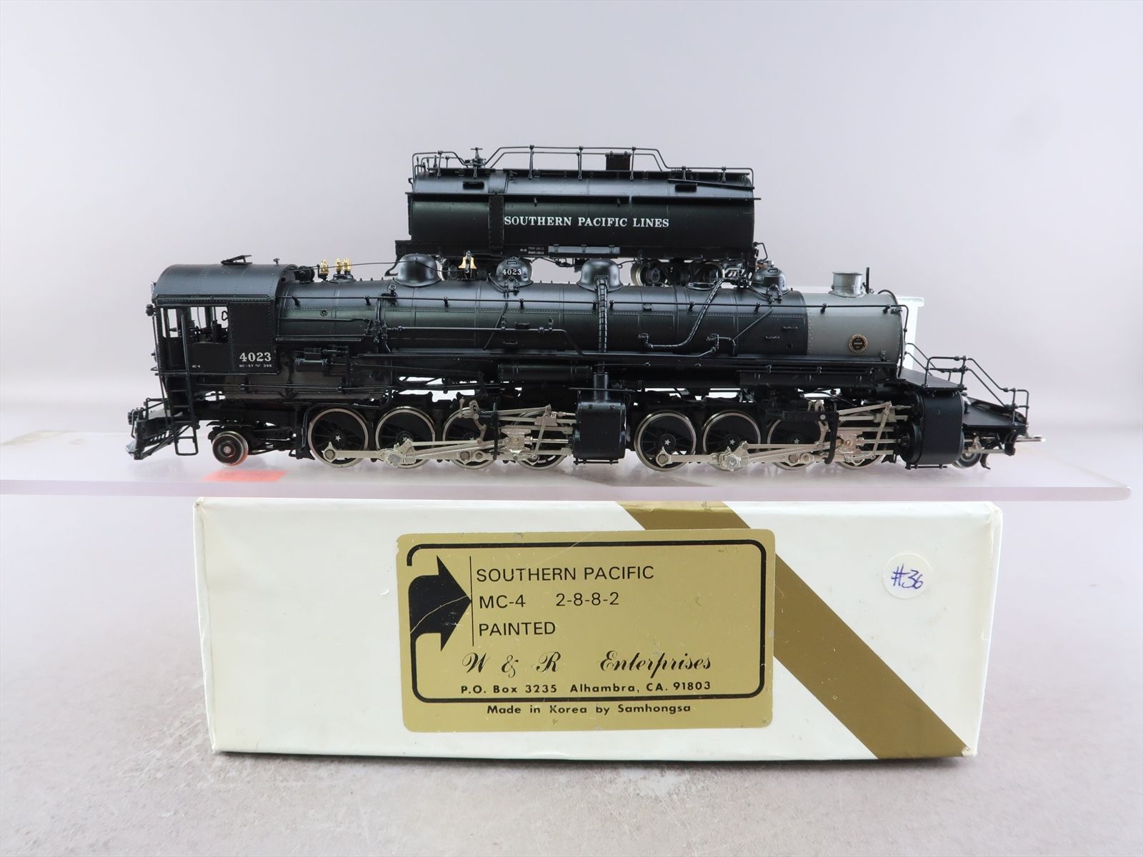 HO Brass Model - W&R SP Southern Pacific MC-4 2-8-8-2 Cab Forward #4023 ...