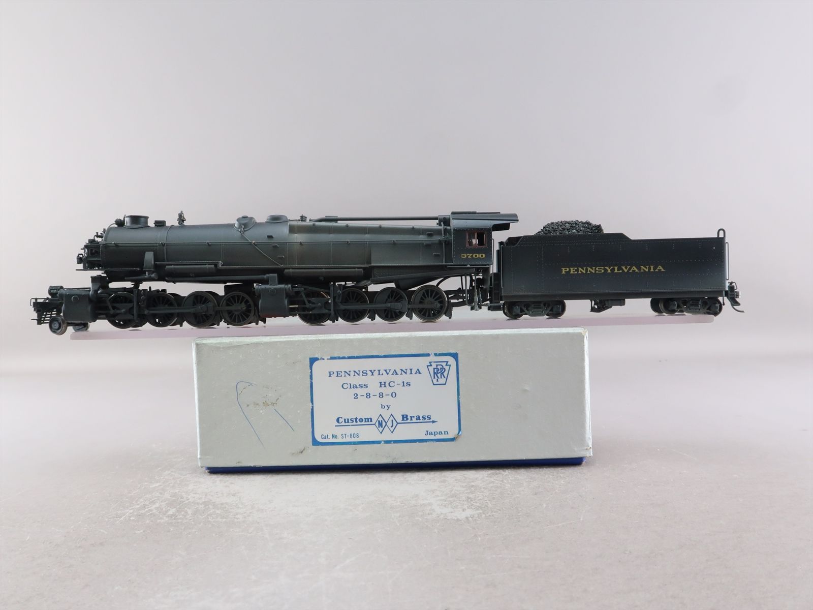 HO Brass Model - NJCB ST-808 PRR Pennsylvania HC-1s 2-8-8-0 #3700 ...