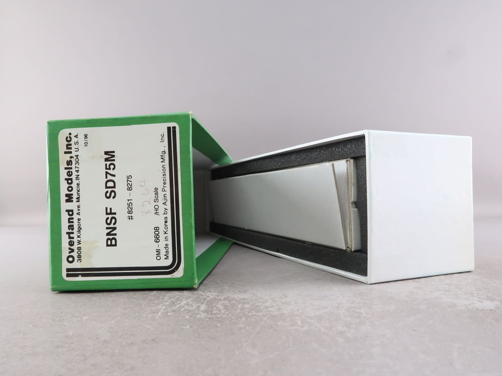 HO Brass Model - OMI 6608 BNSF Burlington Northern Santa Fe Warbonnet EMD SD75M #8264 - Custom ...