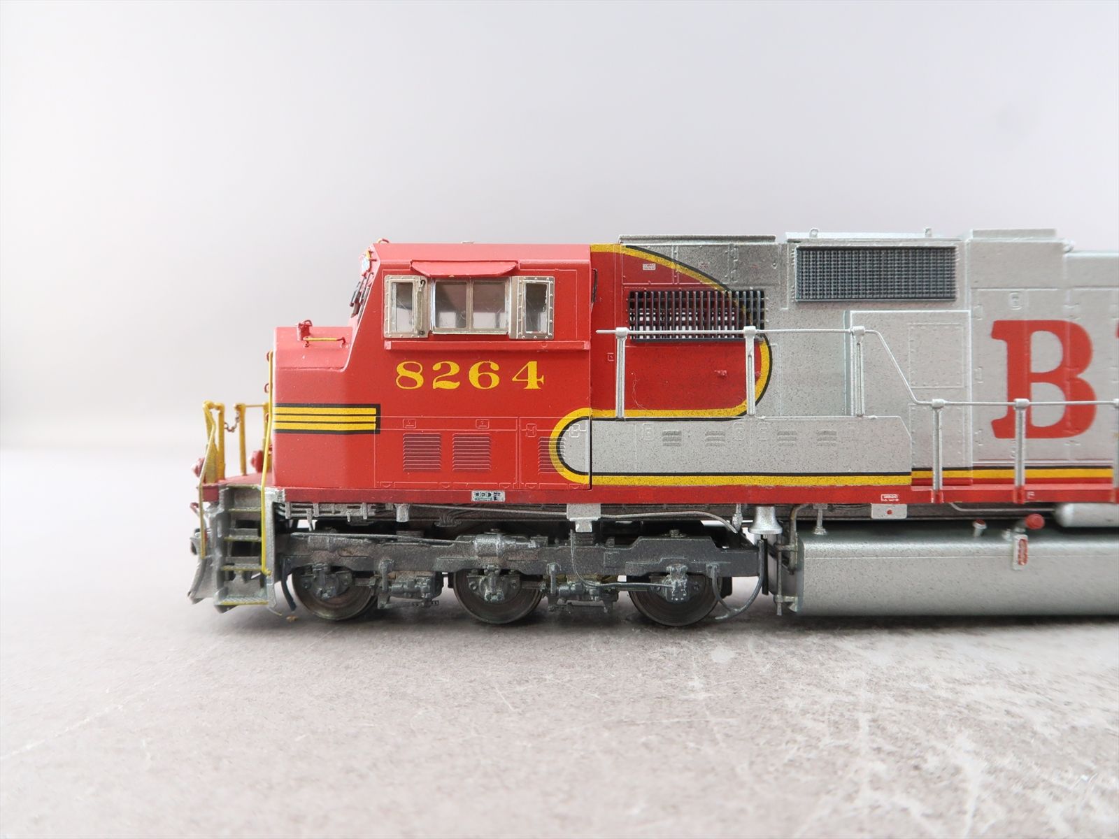 HO Brass Model - OMI 6608 BNSF Burlington Northern Santa Fe Warbonnet EMD SD75M #8264 - Custom ...