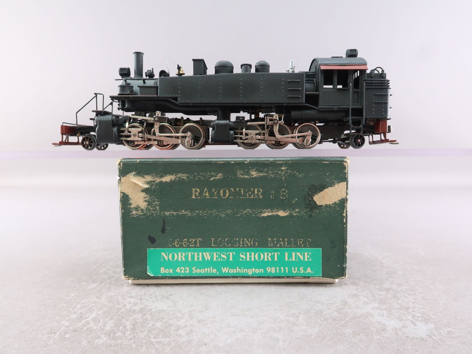 HO Brass Model Train - NWSL Rayonier 2-6-6-2T Logging Mallet - Custom ...