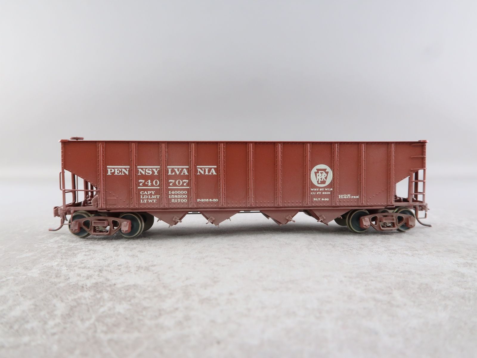 HO Brass Model - Railworks R-104 PRR Pennsylvania H-25 Quad Hopper ...