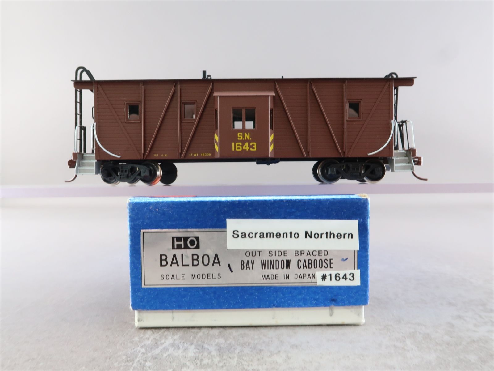 HO Brass Model - Balboa SN Sacramento Northern Bay Window Outside ...