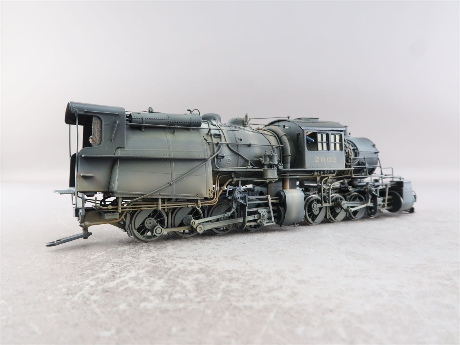 HO Brass Model - OMI 1548.1 ERIE L-1 Camelback 0-8-8-0 1920 Era #2602 ...