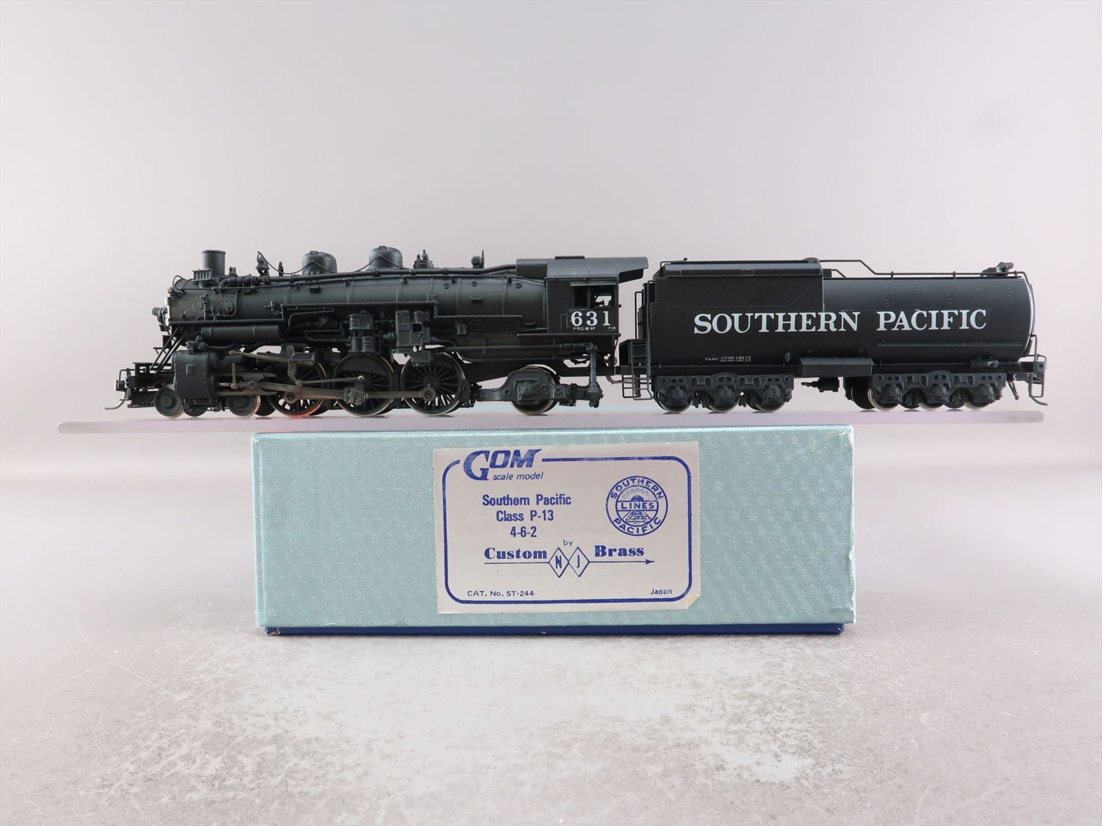 HO Brass Model - NJCB Custom Brass ST-244 SP Southern Pacific 4-6-2 ...