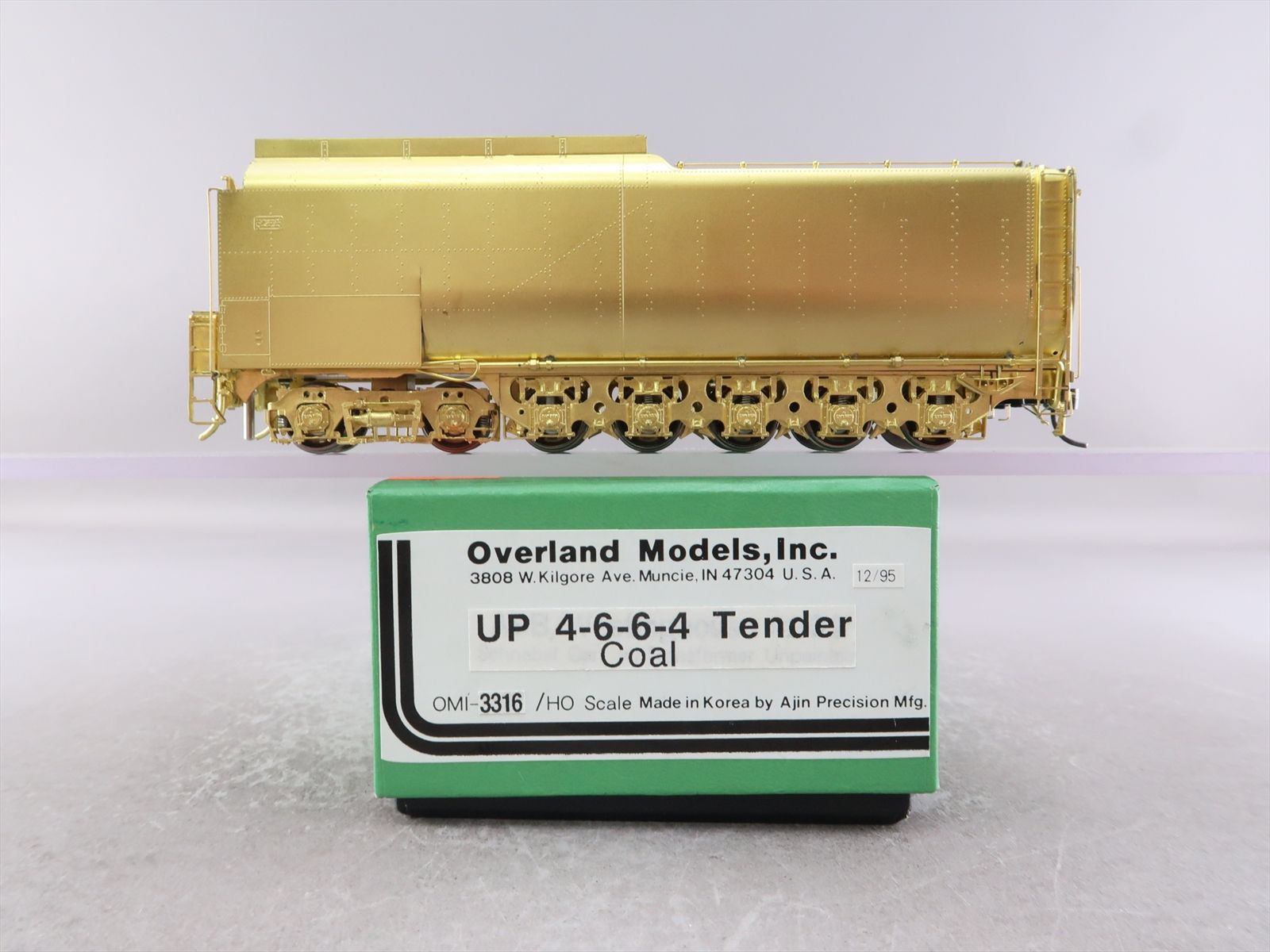 HO Brass Model - OMI 3316 UP Union Pacific 4-6-6-4 Coal TENDER ONLY ...