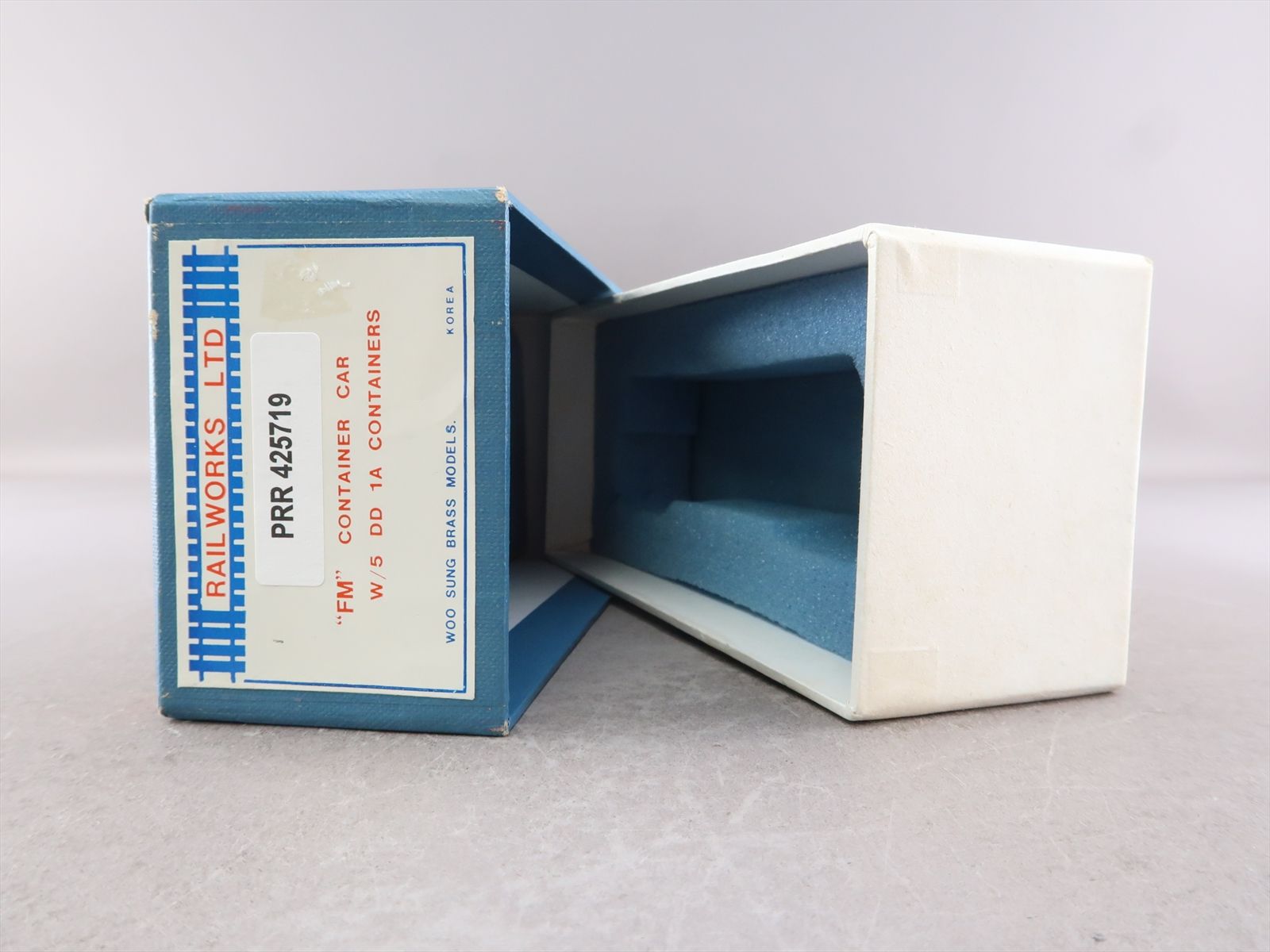 HO Brass Model - Railworks PRR Pennsylvania FM Container Car w/ 5 DD1A ...