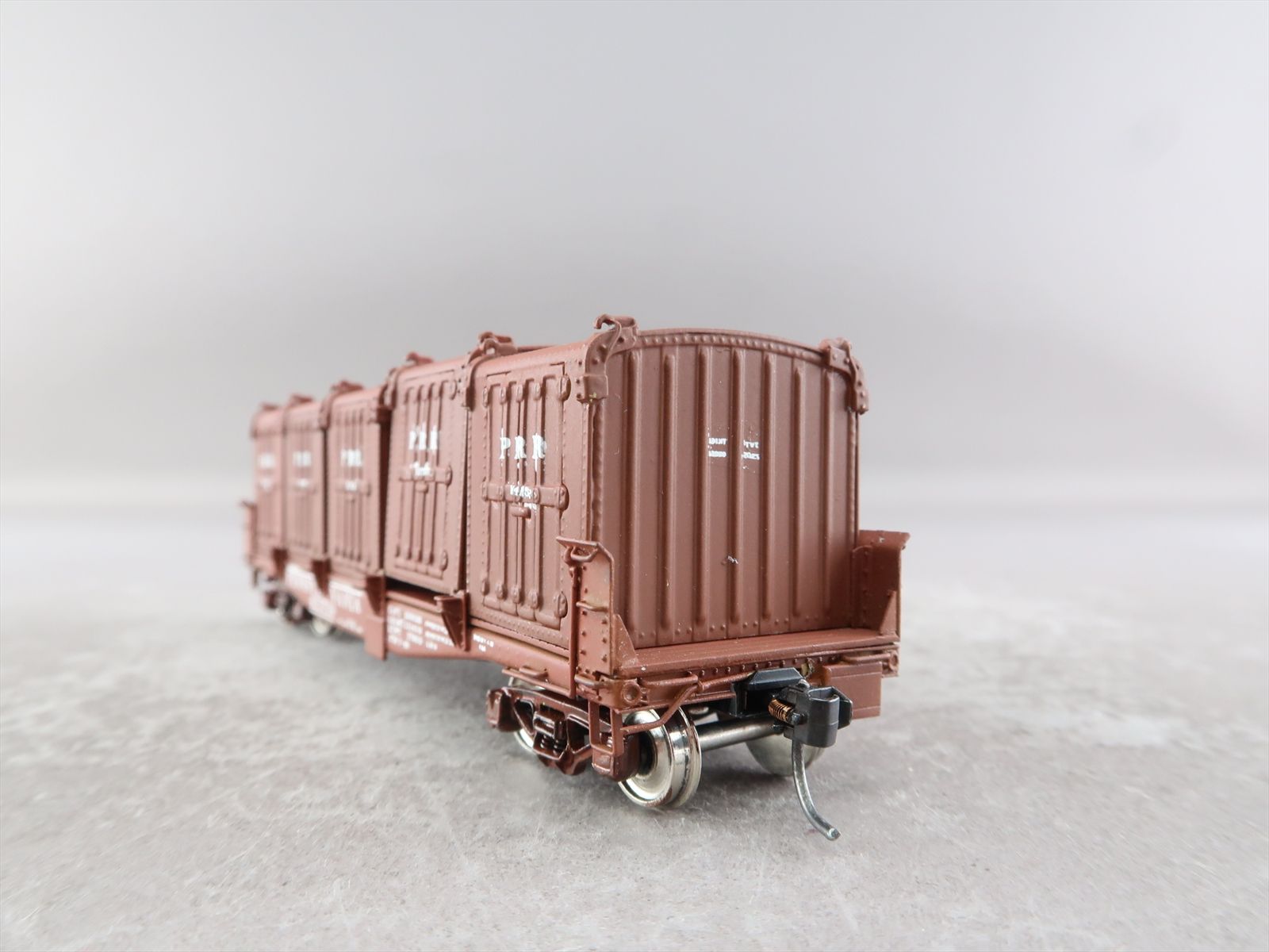 HO Brass Model - Railworks PRR Pennsylvania FM Container Car w/ 5 DD1A ...