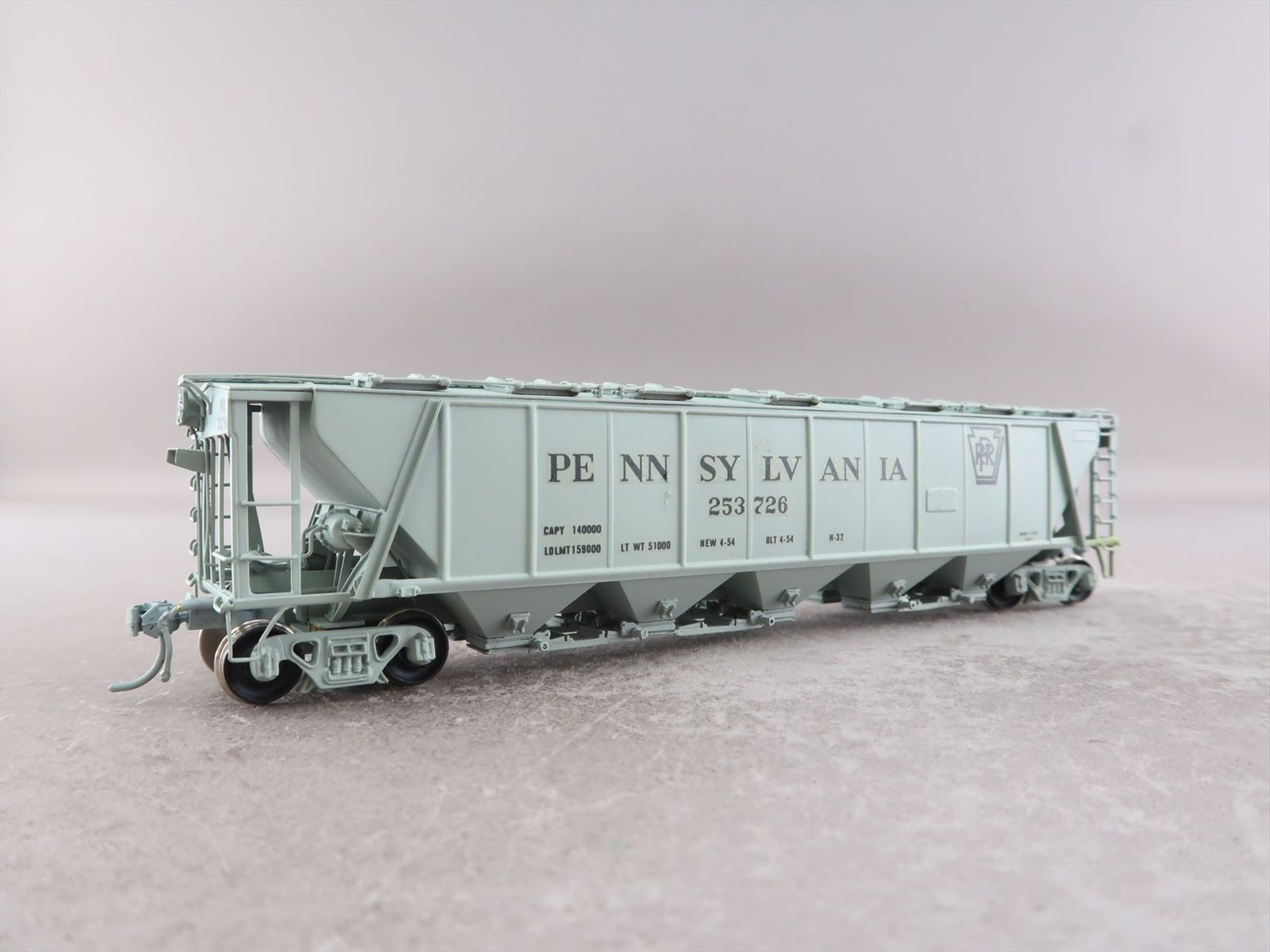 HO Brass Model - OMI 1313 PRR Pennsylvania H32 5 Bay Covered Hopper ...