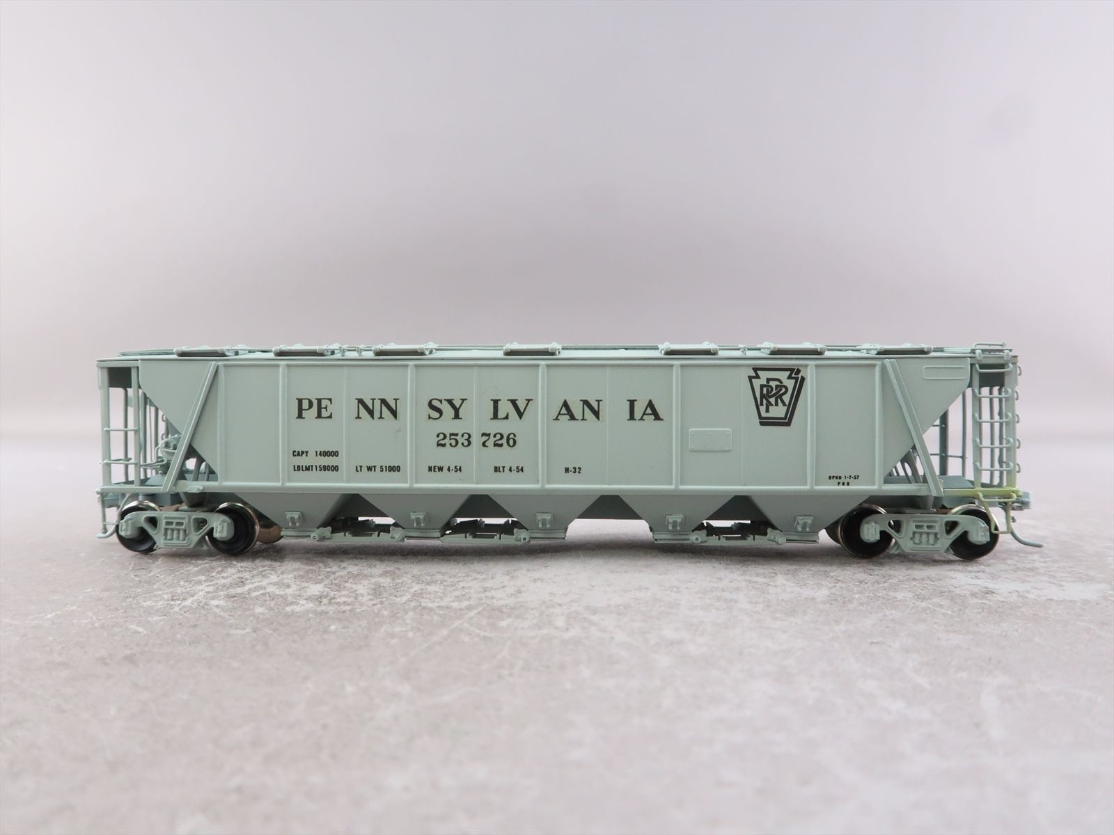 HO Brass Model - OMI 1313 PRR Pennsylvania H32 5 Bay Covered Hopper ...