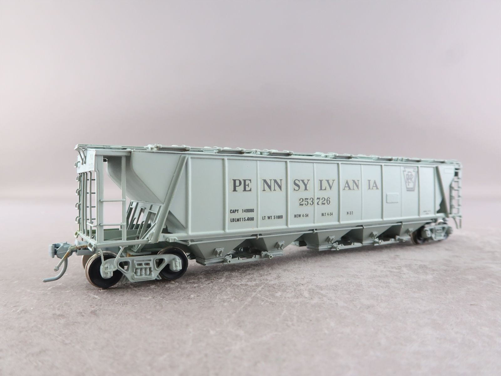 HO Brass Model - OMI 1313 PRR Pennsylvania H32 5 Bay Covered Hopper ...