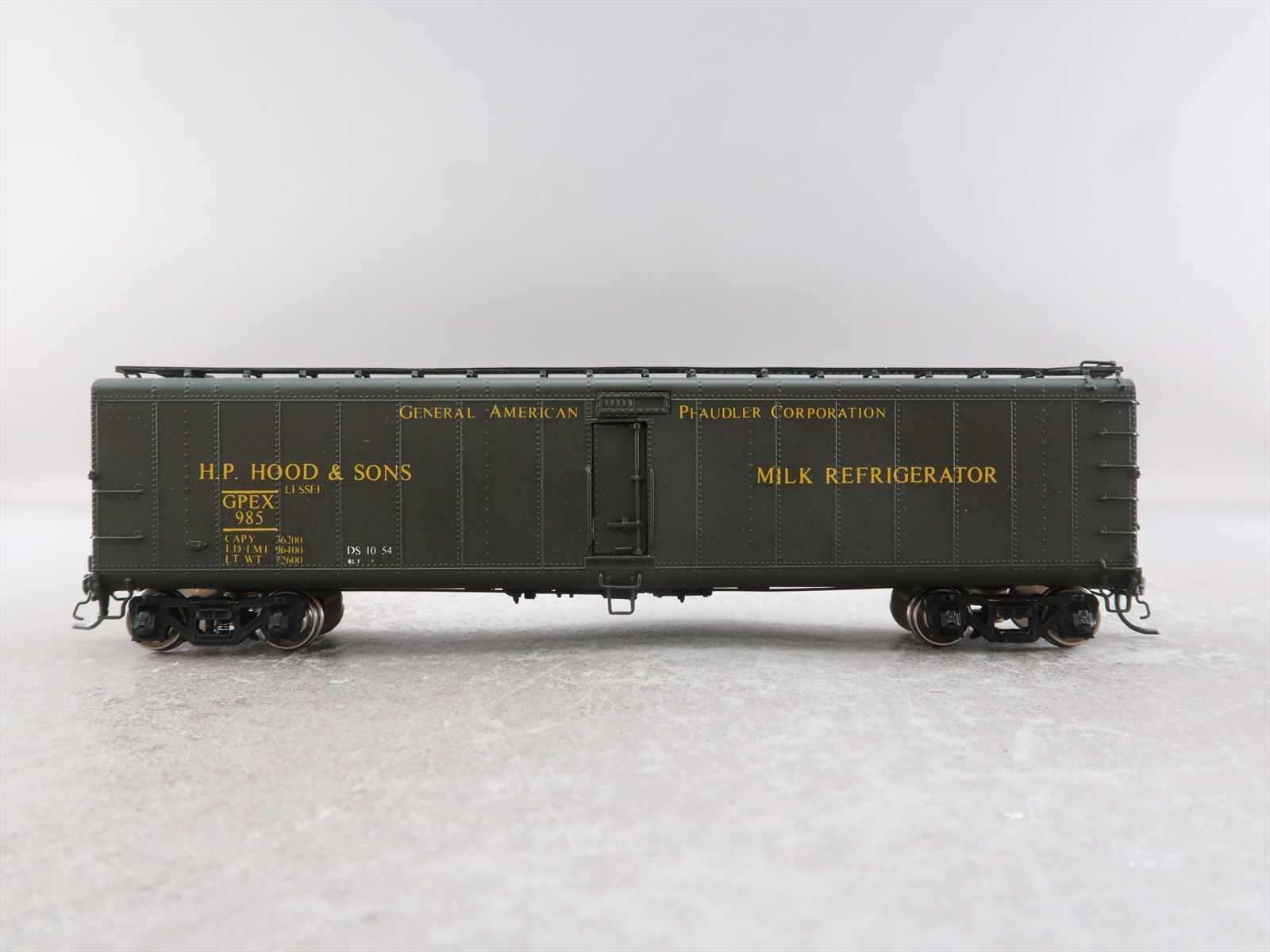 HO Brass Model - OMI 3055 GPEX H.P. Hood & Sons Pfaudler GPEX Milk Tank ...