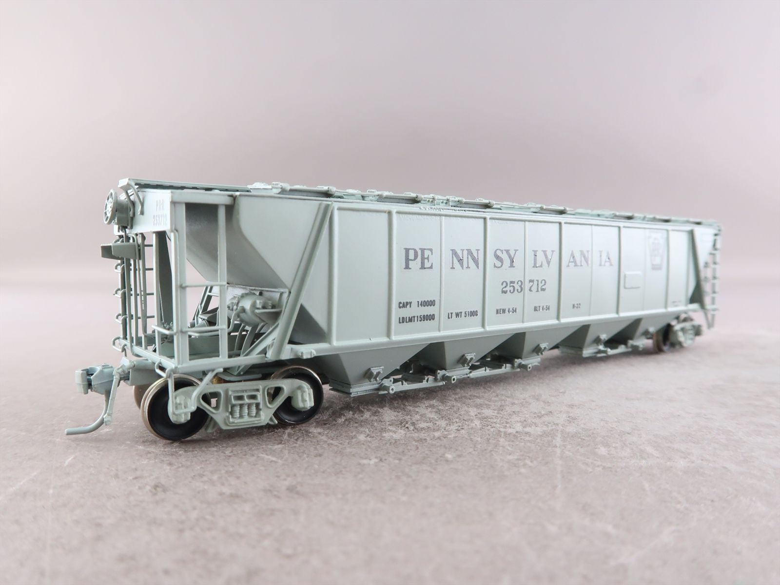 HO Brass Model - OMI 1313 PRR Pennsylvania H32 5 Bay Covered Hopper ...