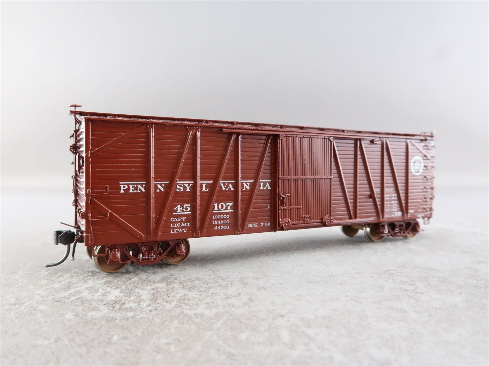 HO Brass Model - OMI 3098 USRA PRR Pennsylvania Single Sheath Boxcar w ...