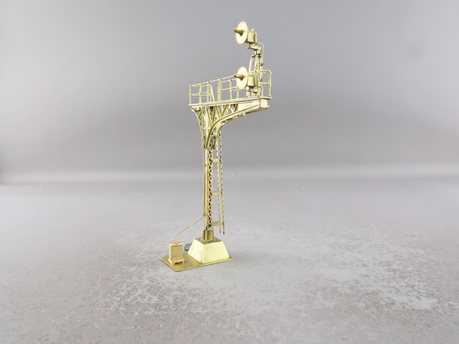 HO Brass Model - OMI 3483 Double Track Cantilever Signal Tower w/ Two ...