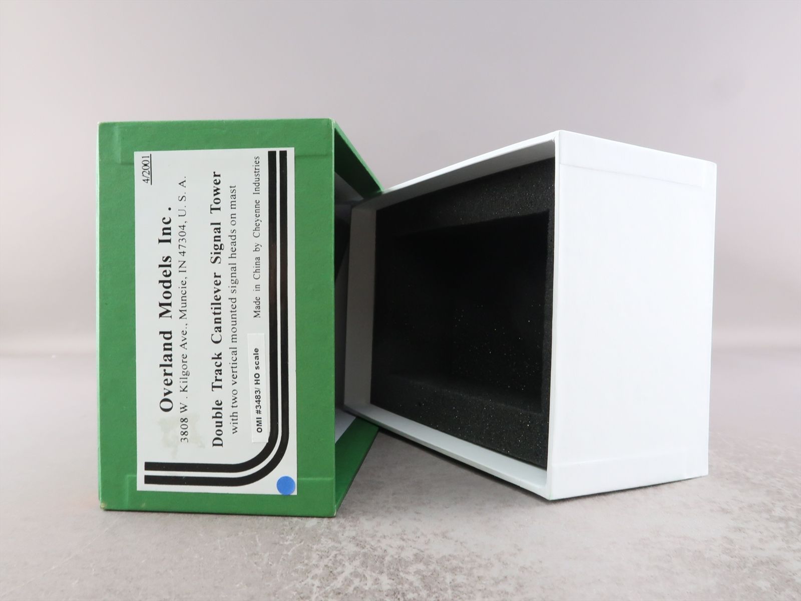 HO Brass Model - OMI 3483 Double Track Cantilever Signal Tower w/ Two ...