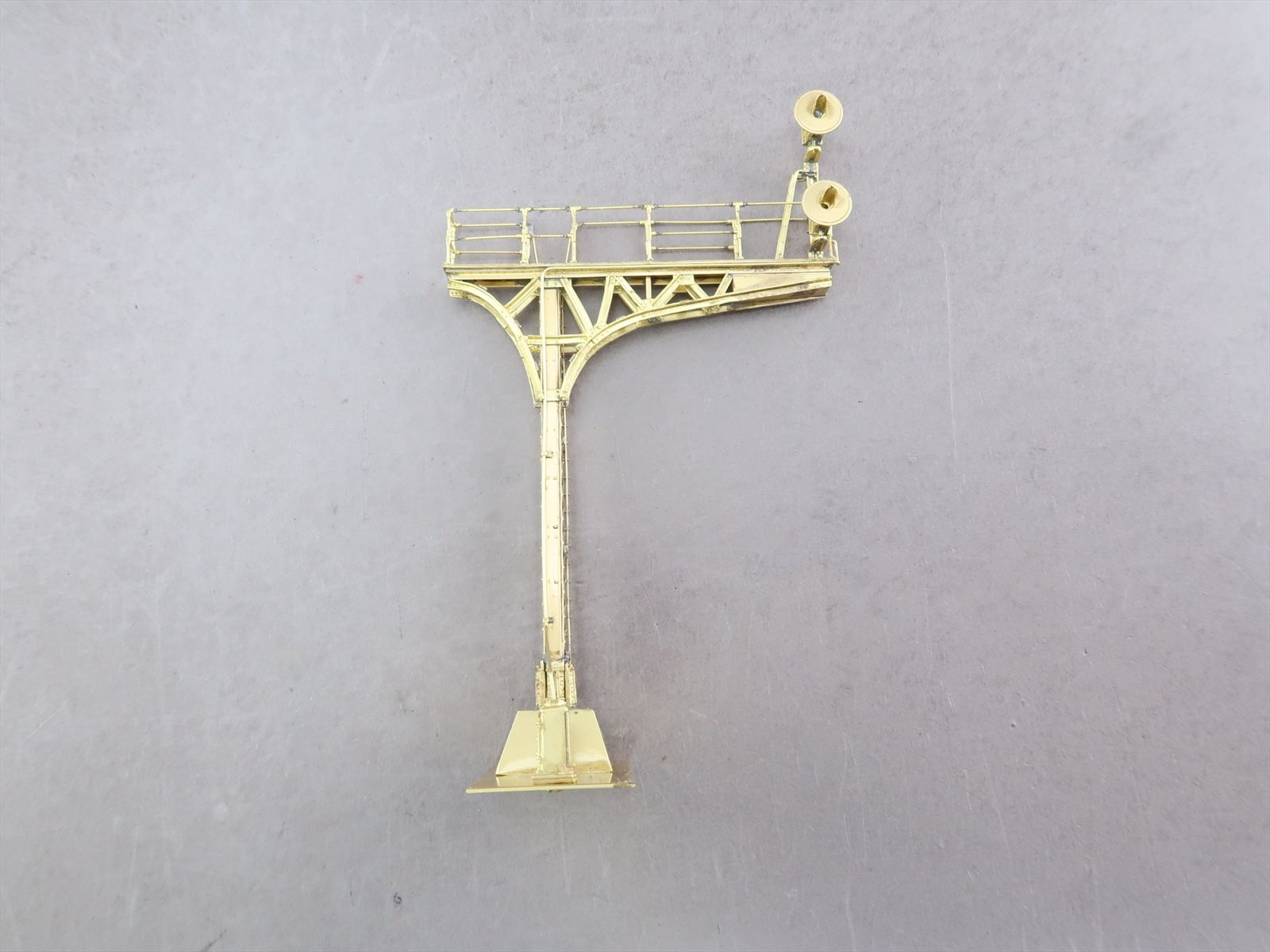 HO Brass Model - OMI 3483 Double Track Cantilever Signal Tower w/ Two ...