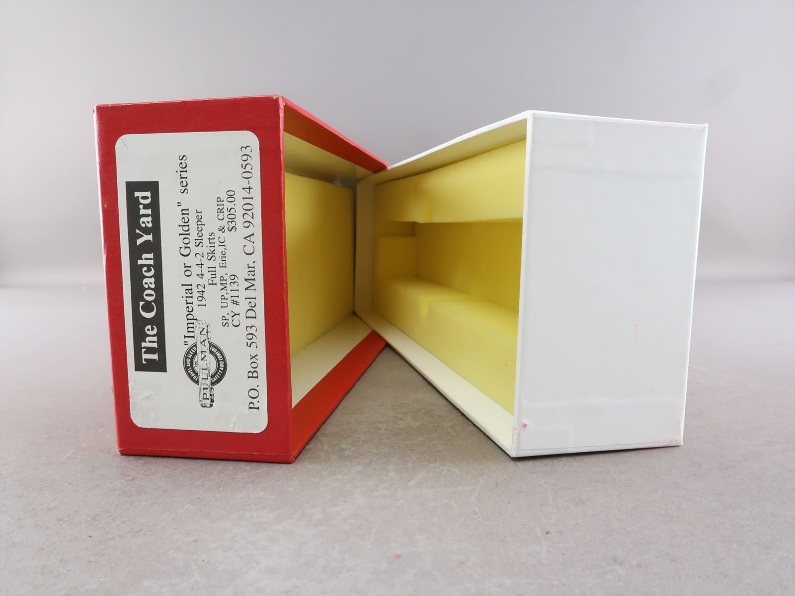 HO Brass Model - TCY 1139 Pullman Golden State 4-4-2 Sleeper Golden ...