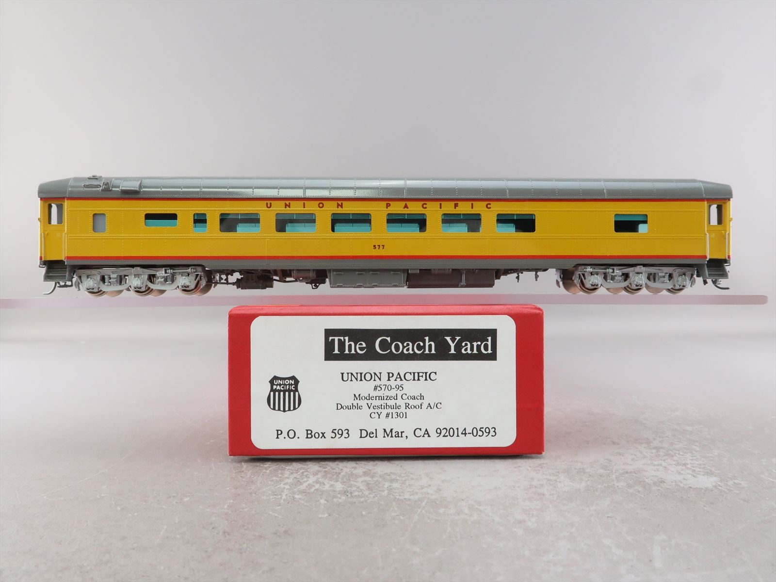 HO Brass Model - TCY 1301 UP Union Pacific Modernized Coach #577 ...