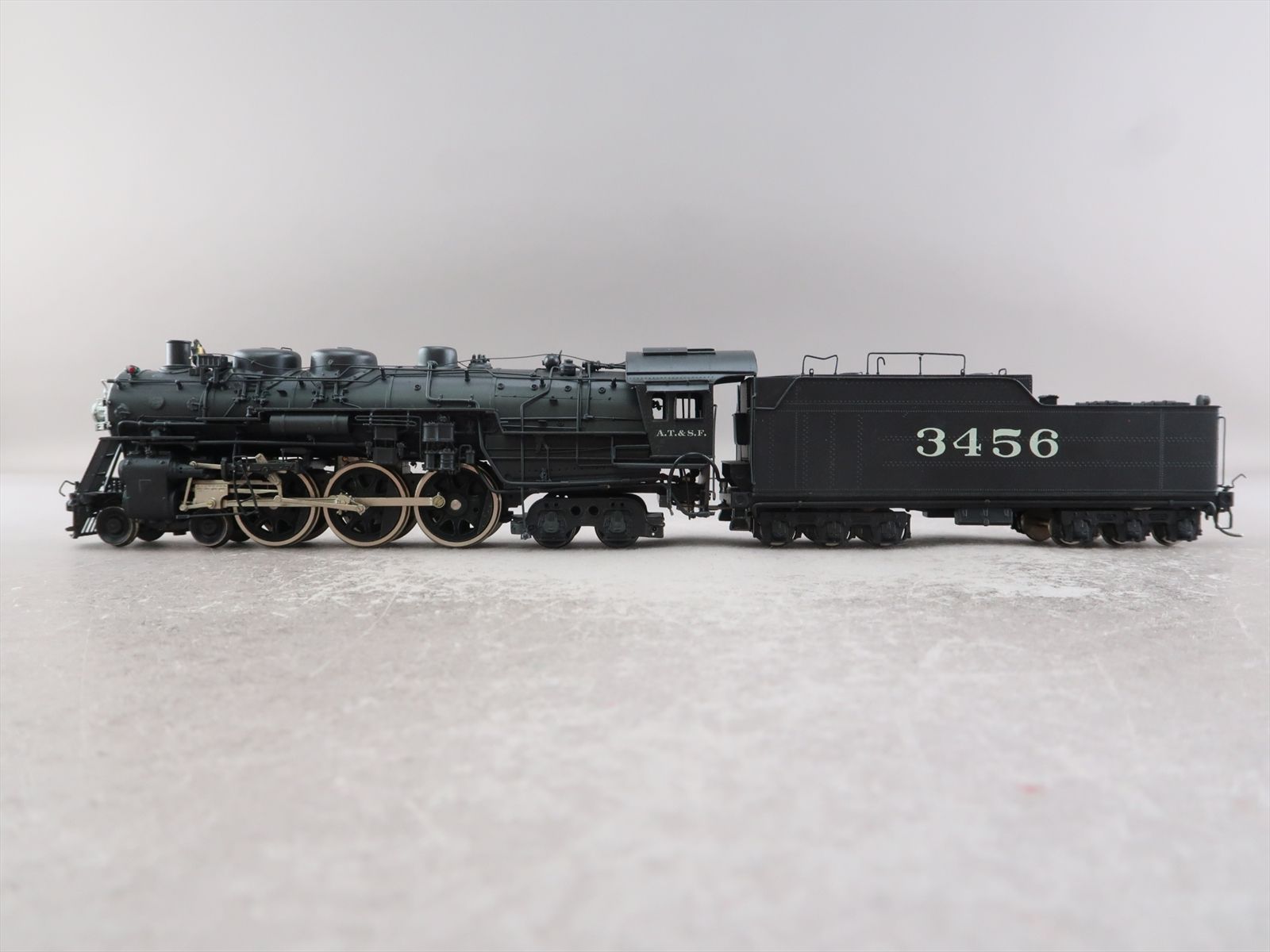 HO Brass Model - Key AT&SF Santa Fe 4-6-4 Modernized #3456 - Custom ...