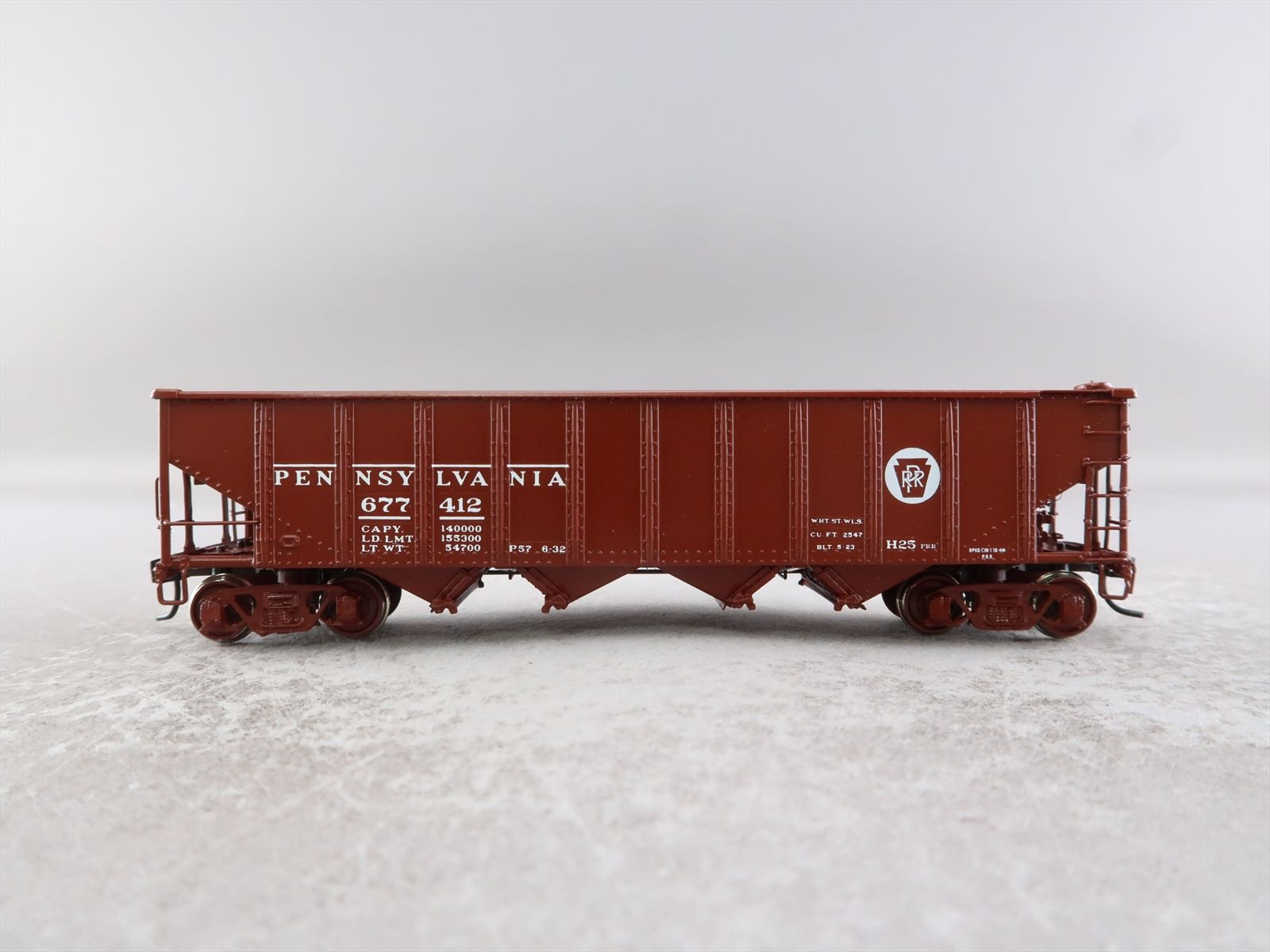 HO Brass Model - Sunset PRR Pennsylvania H-25 Hopper #677412 - Custom ...