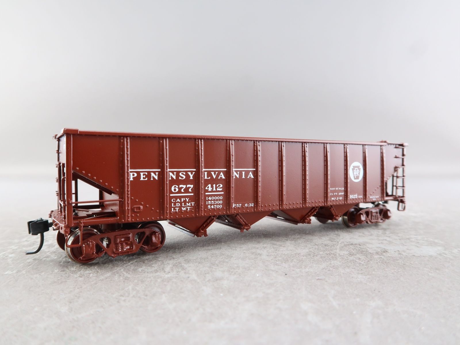 HO Brass Model - Sunset PRR Pennsylvania H-25 Hopper #677412 - Custom ...
