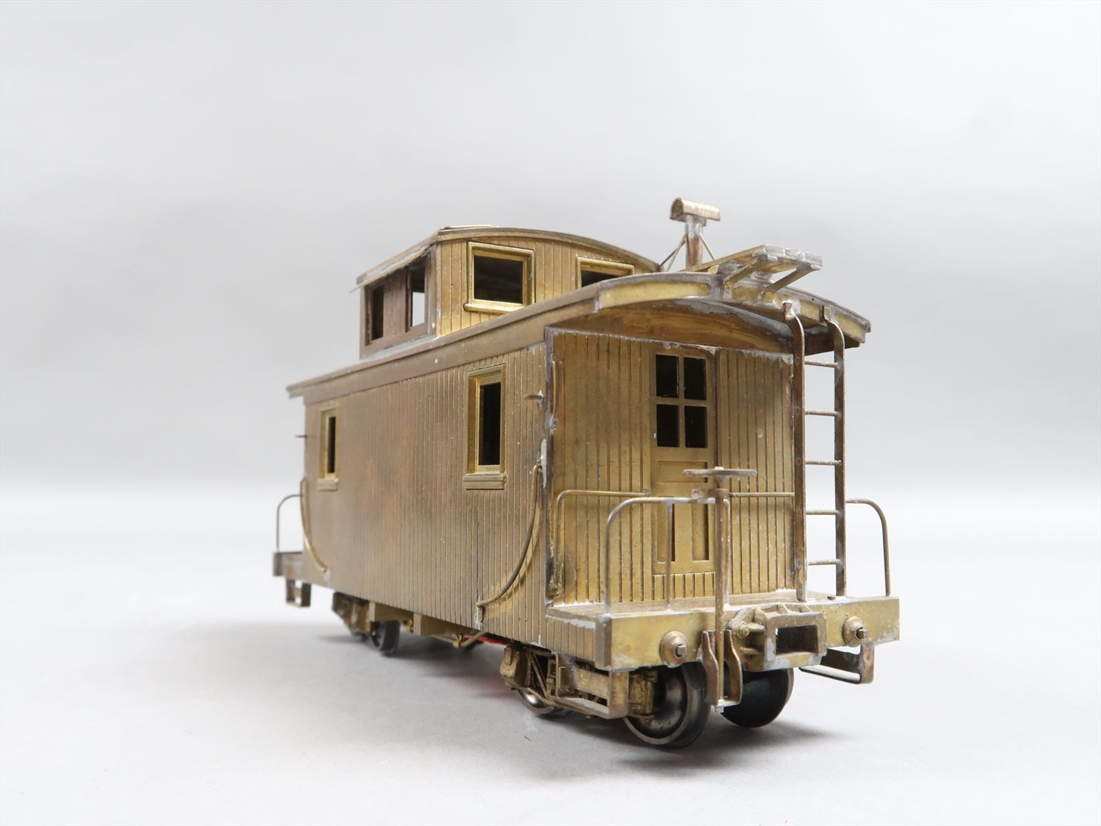 On3 Brass Model - PFM D&RGW Rio Grande Short Wood Caboose #0578 - Unpainted - United - No Box