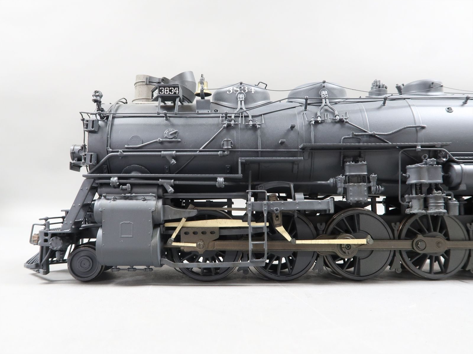 O Brass Model - Sunset AT&SF Santa Fe 2-10-2 As Built #3834 - Pro Paint ...