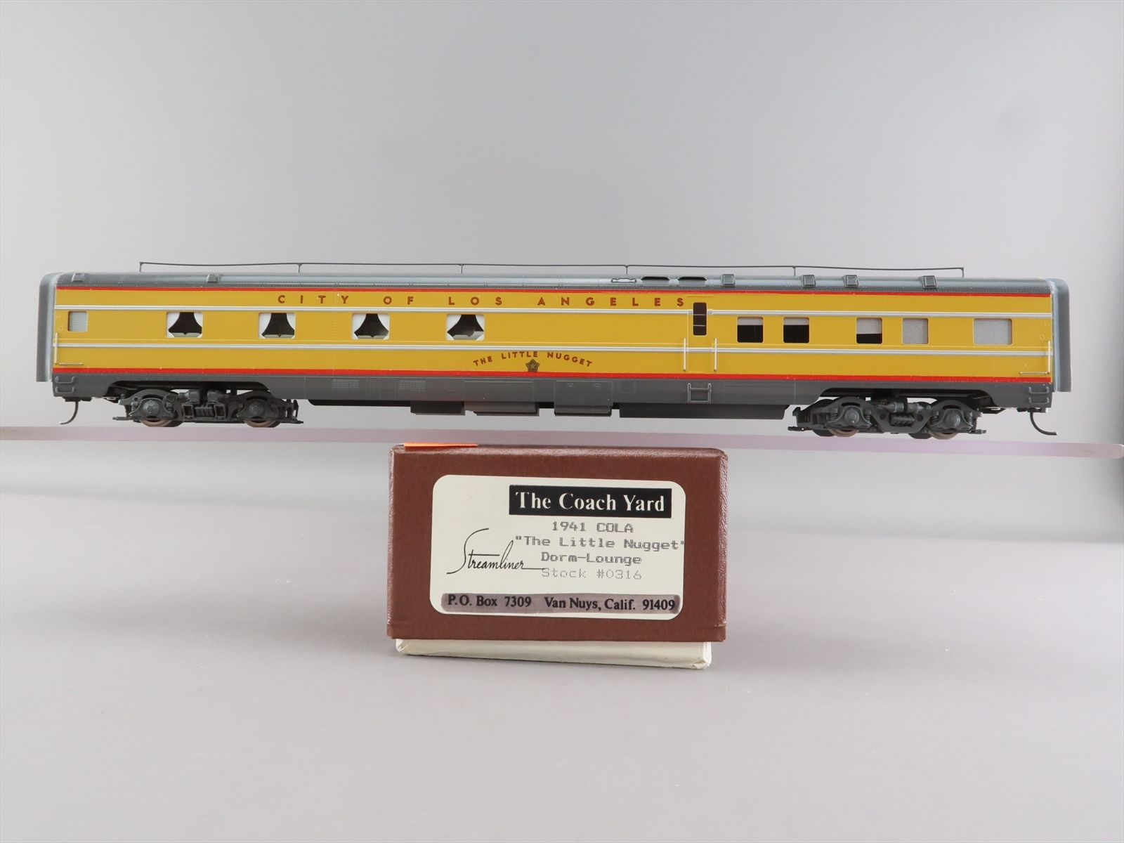 HO Brass Model - TCY 0316 UP Union Pacific COLA 1941 City of Los ...