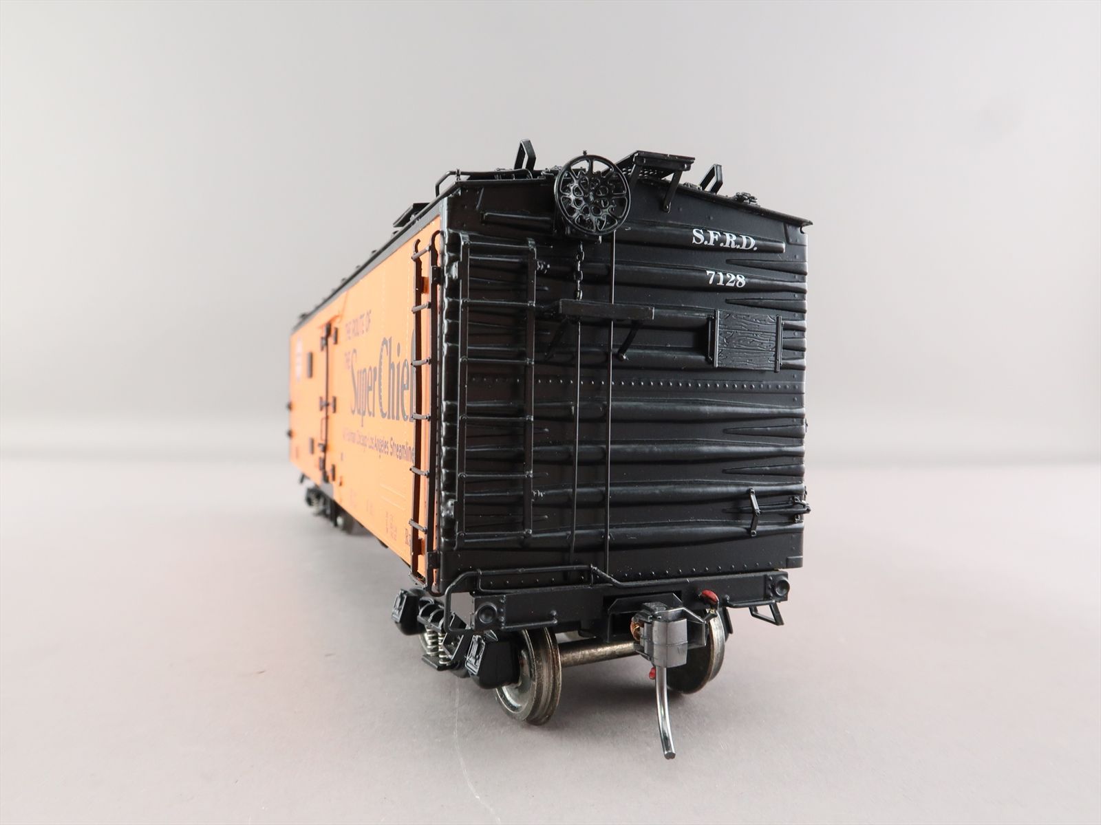 O Brass Model - PRB Pecos River 4331C AT&SF Rr-35 Santa Fe Steel Reefer ...