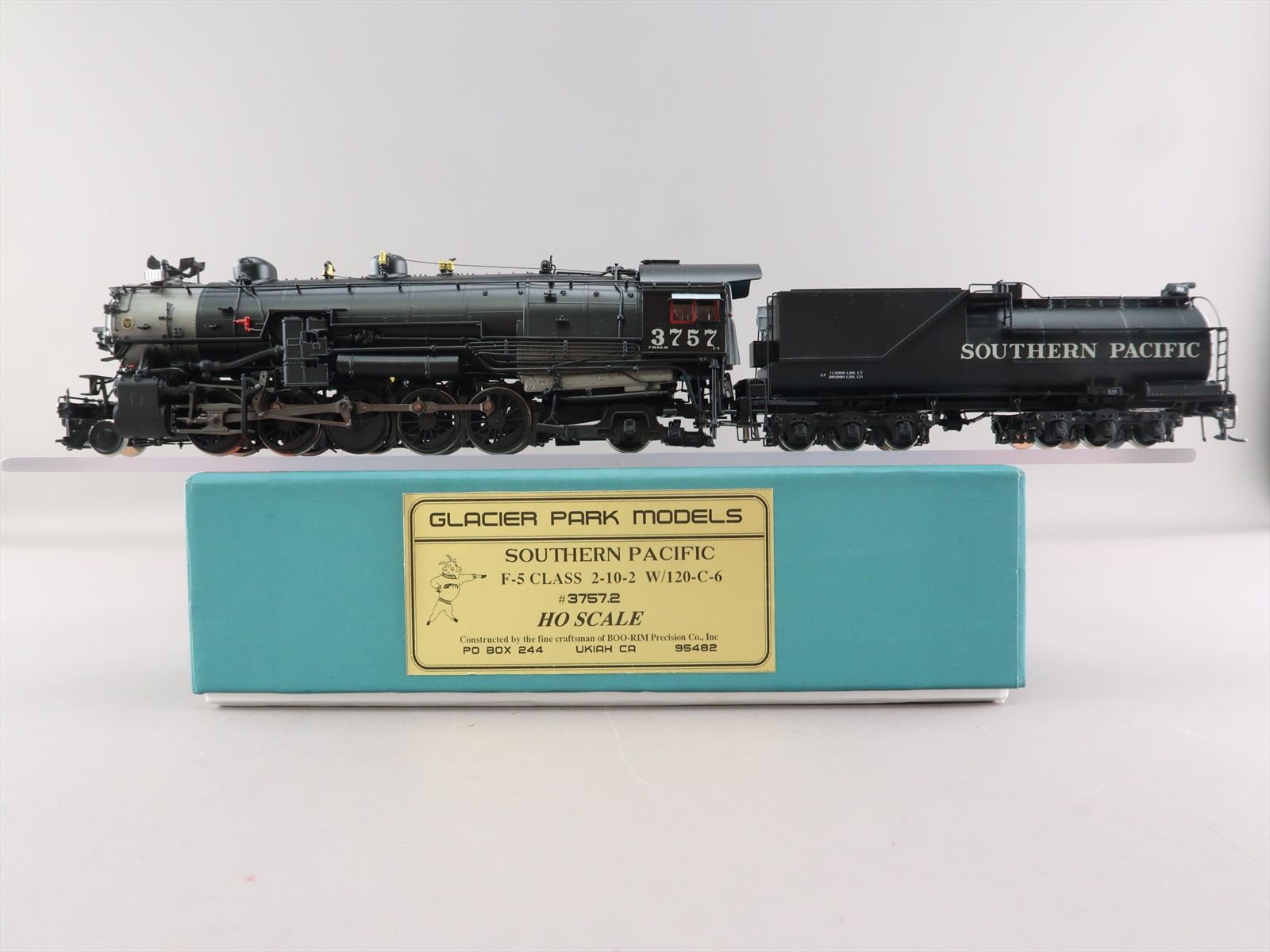 HO Brass Model - GPM 3757.2 SP Southern Pacific 2-10-2 F-5 #3757 120-C ...