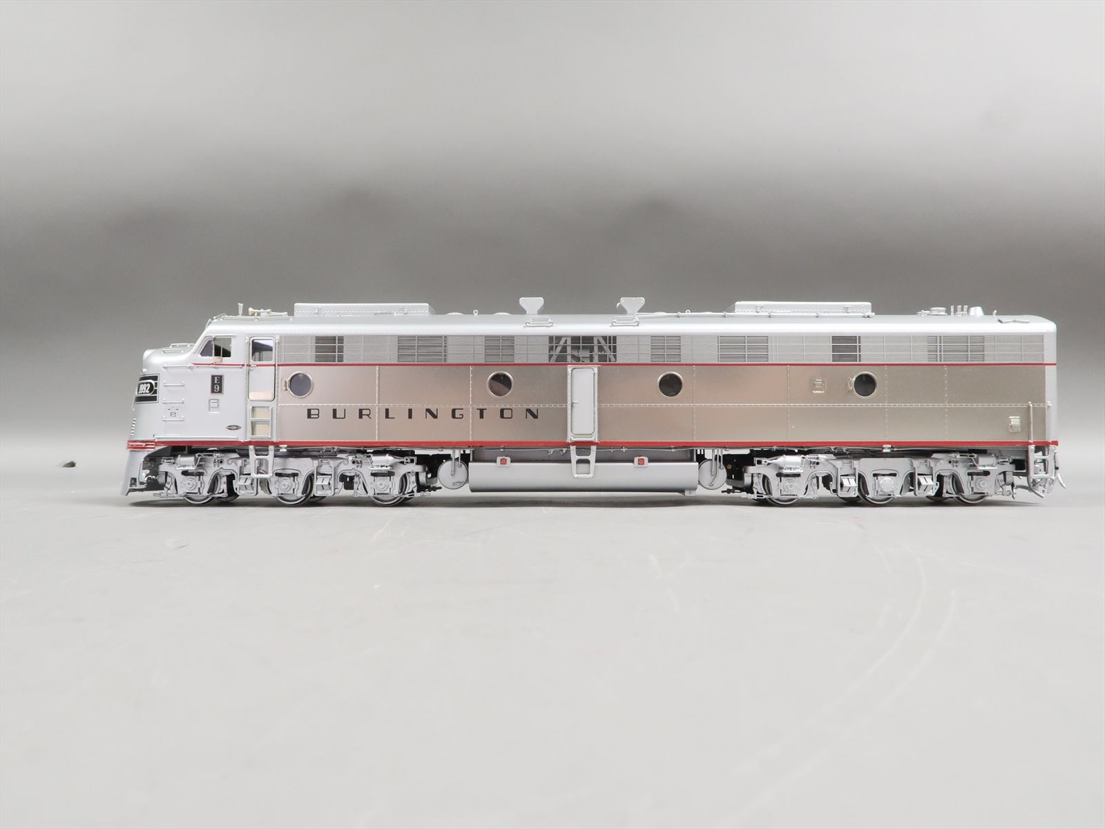 O Brass Model - Key CB&Q Burlington E9 E9A A-A Set Black Nose #9992 + #9993 - F/P - 2012 Run ...