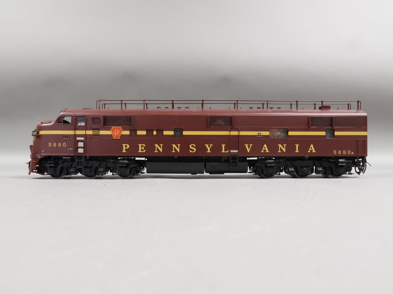 O Brass Model - Key PRR Pennsylvania E7 E7A SINGLE UNIT Broad Stripe ...