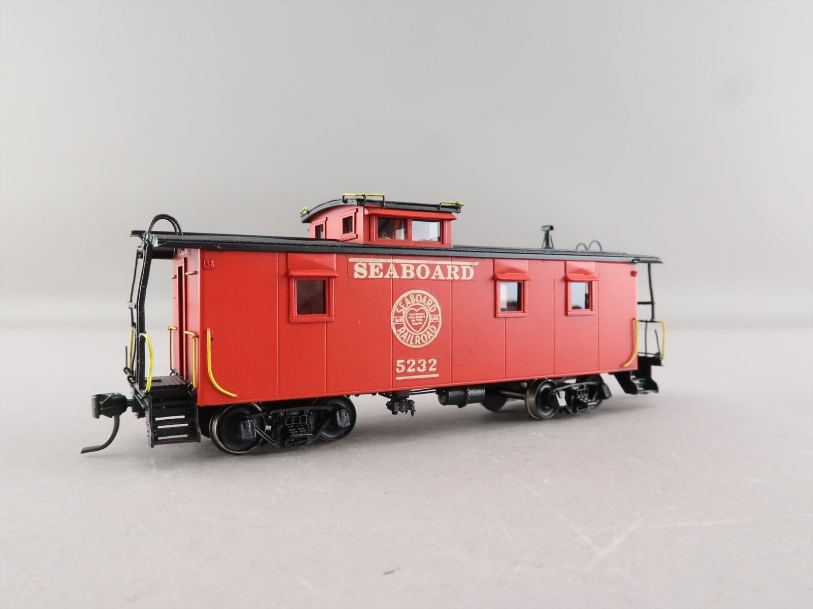 HO Brass Model - OMI 1123 SAL Seaboard Air Line Plywood Caboose #5232 - Custom - 1986 Run - M.S ...
