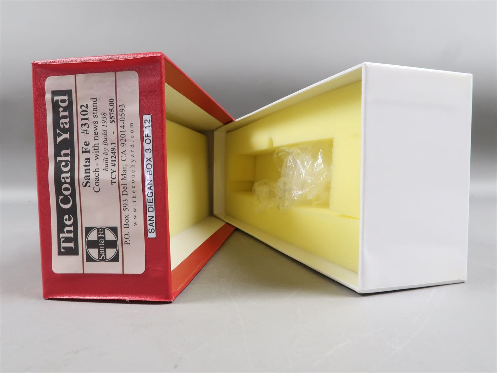 HO Brass Model - TCY AT&SF Santa Fe San Diegan 12 Car Set - F/P + DCC ...